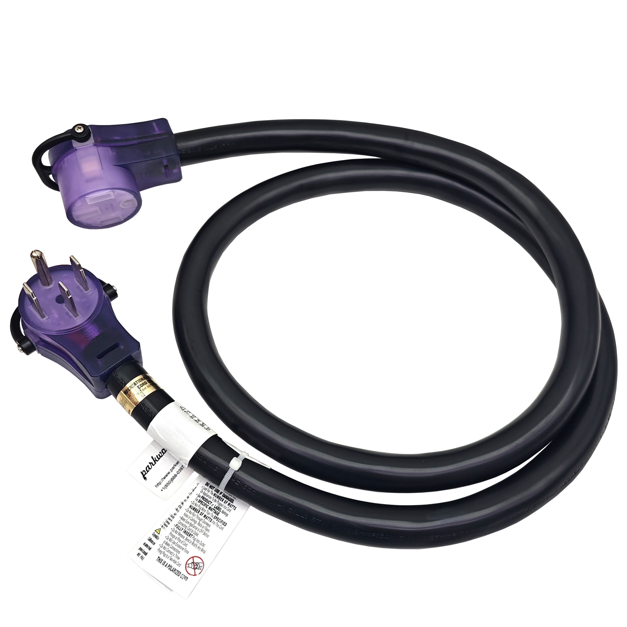 Parkworld RV/Camper Heavy-Duty Electrical Power Extension Cord, 50A ...