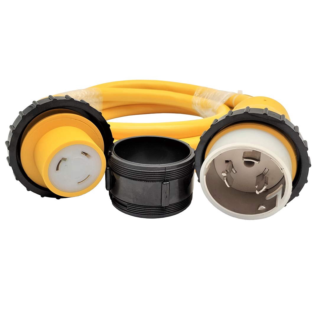 Parkworld 692019A Shore Power Adapter Cord Marine 50A SS2-50 Plug Male ...