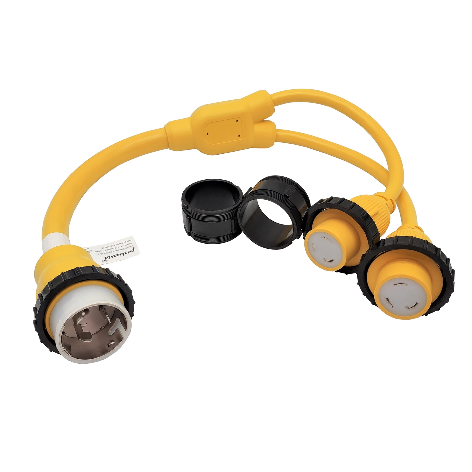 Parkworld 692026 Splitter Marine Shore Power Y Adatper SS2-50P Male 50A ...