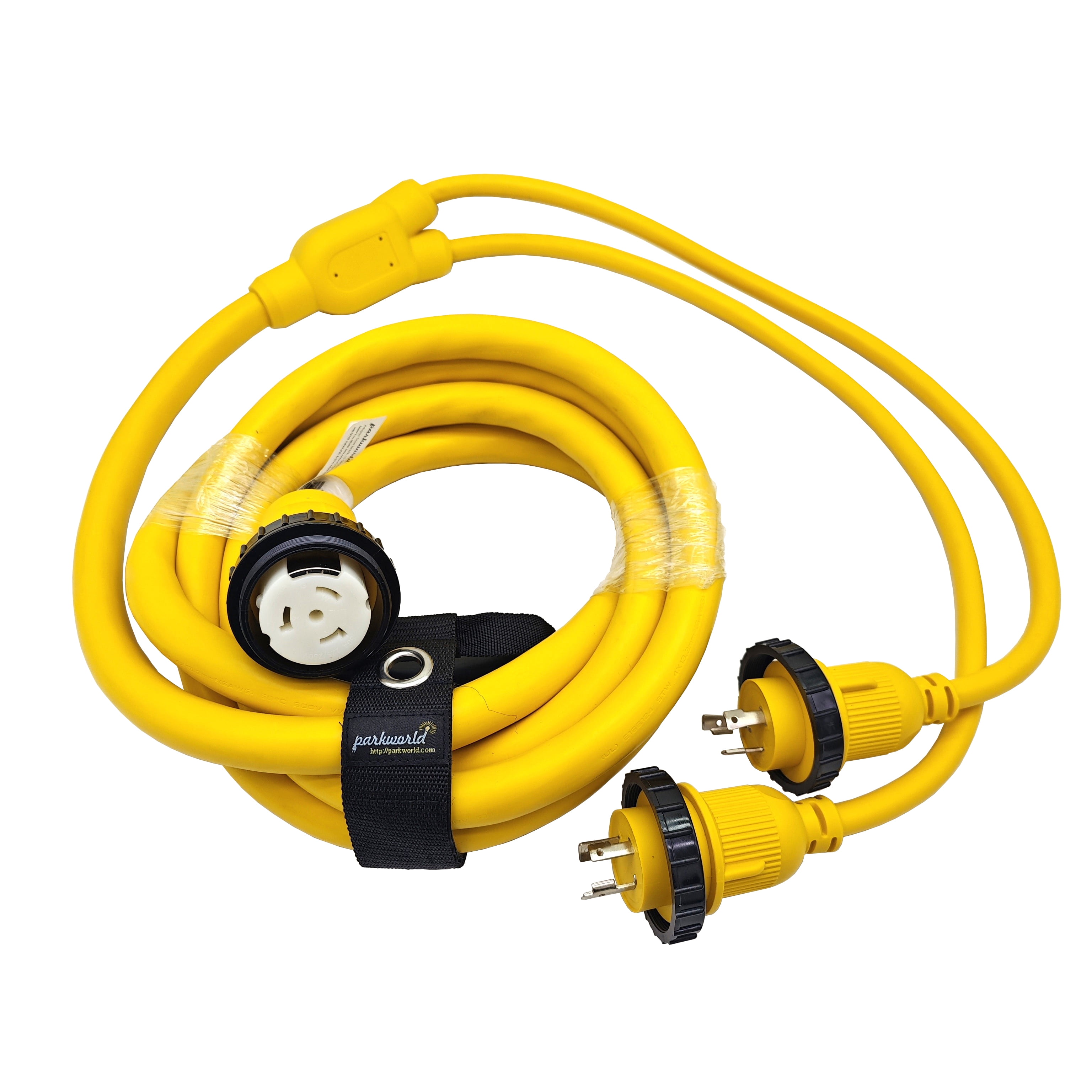 Parkworld Marine Shore Power Y Adapter, L5-30P Dual Male to SS2-50R ...