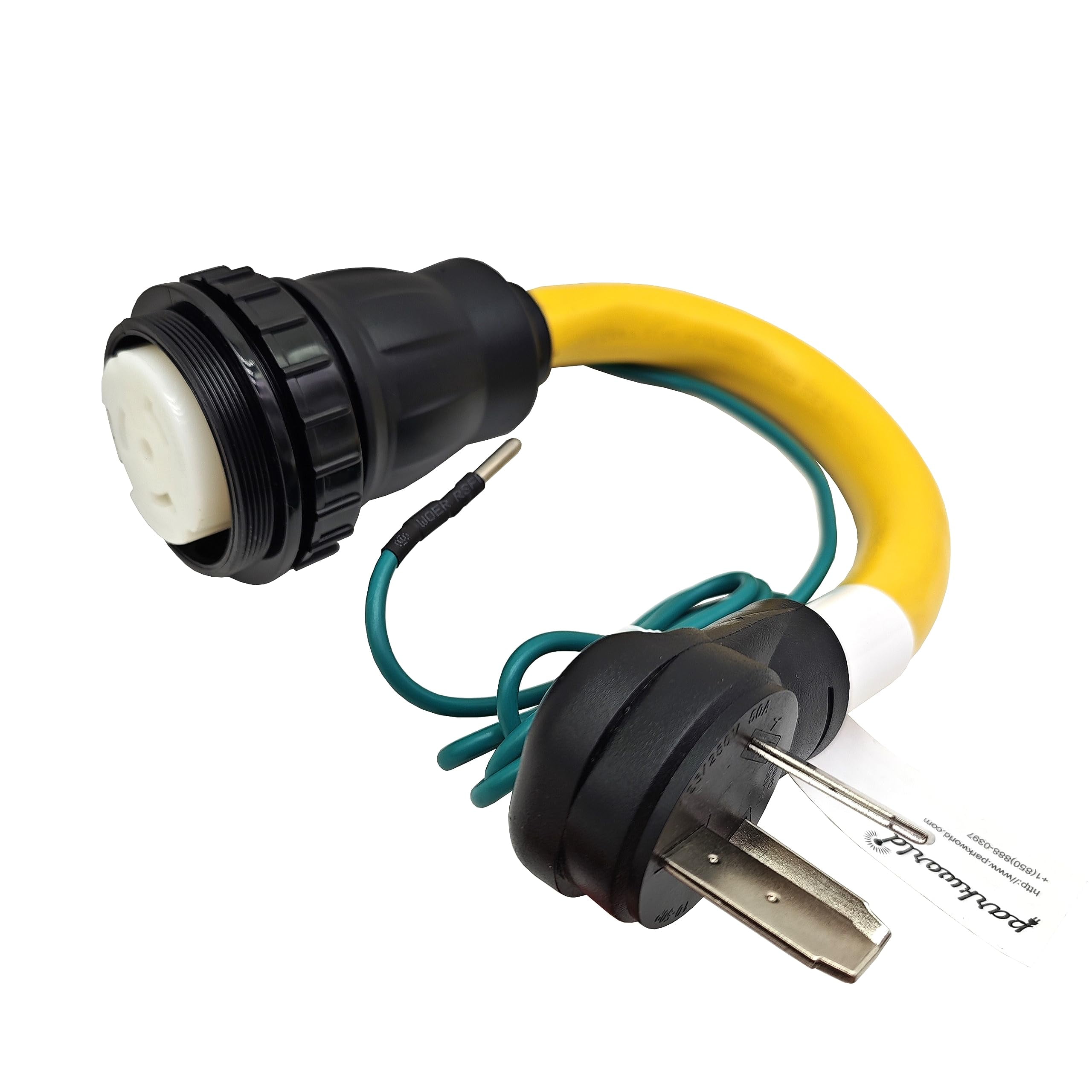 Parkworld 79049 Adapter Cord NEMA 10-50P Male to Shore Power SS2-50R ...