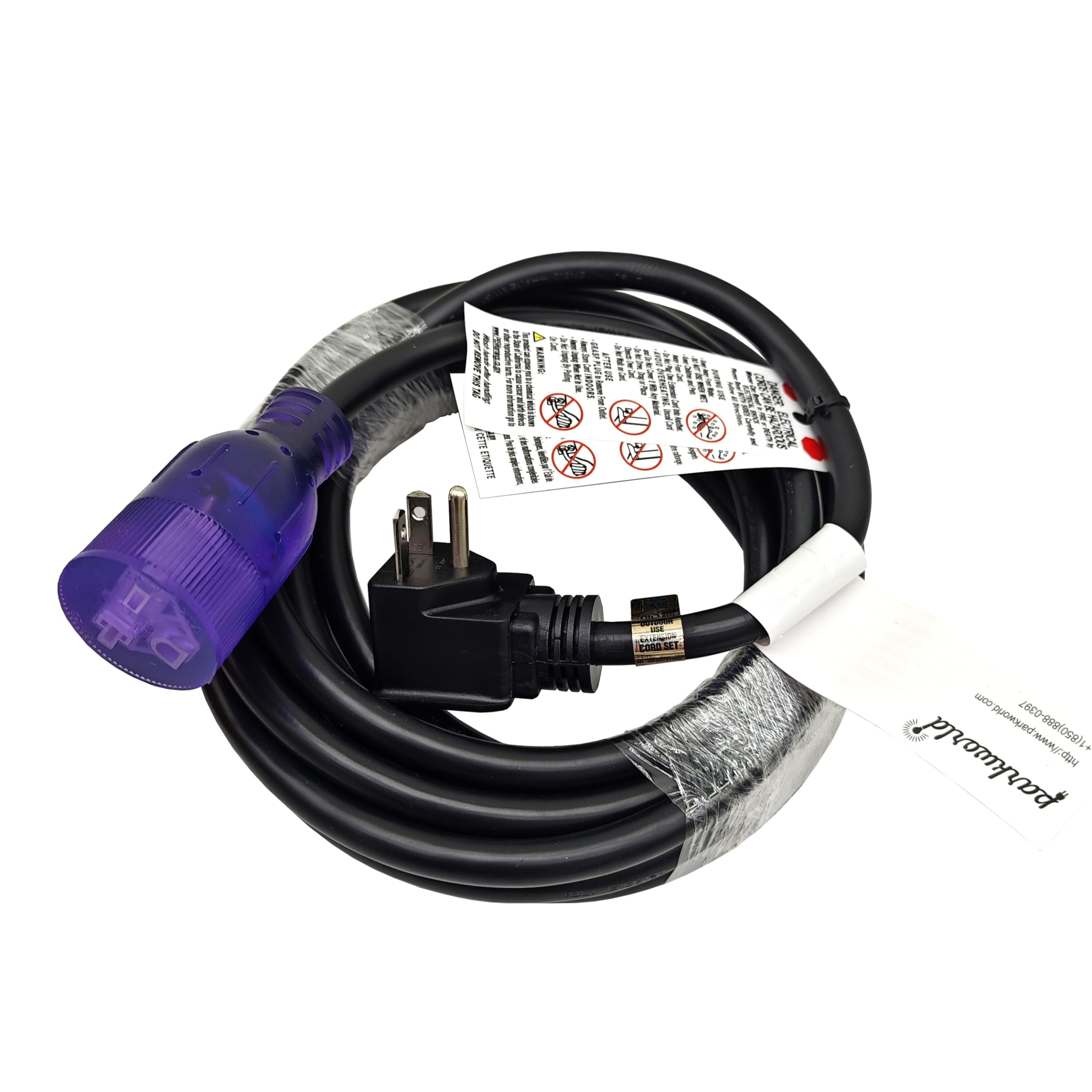 Parkworld 79230 NEMA 6-20 Extension Cord 6-20P to 6-20R (T Blade Female ...