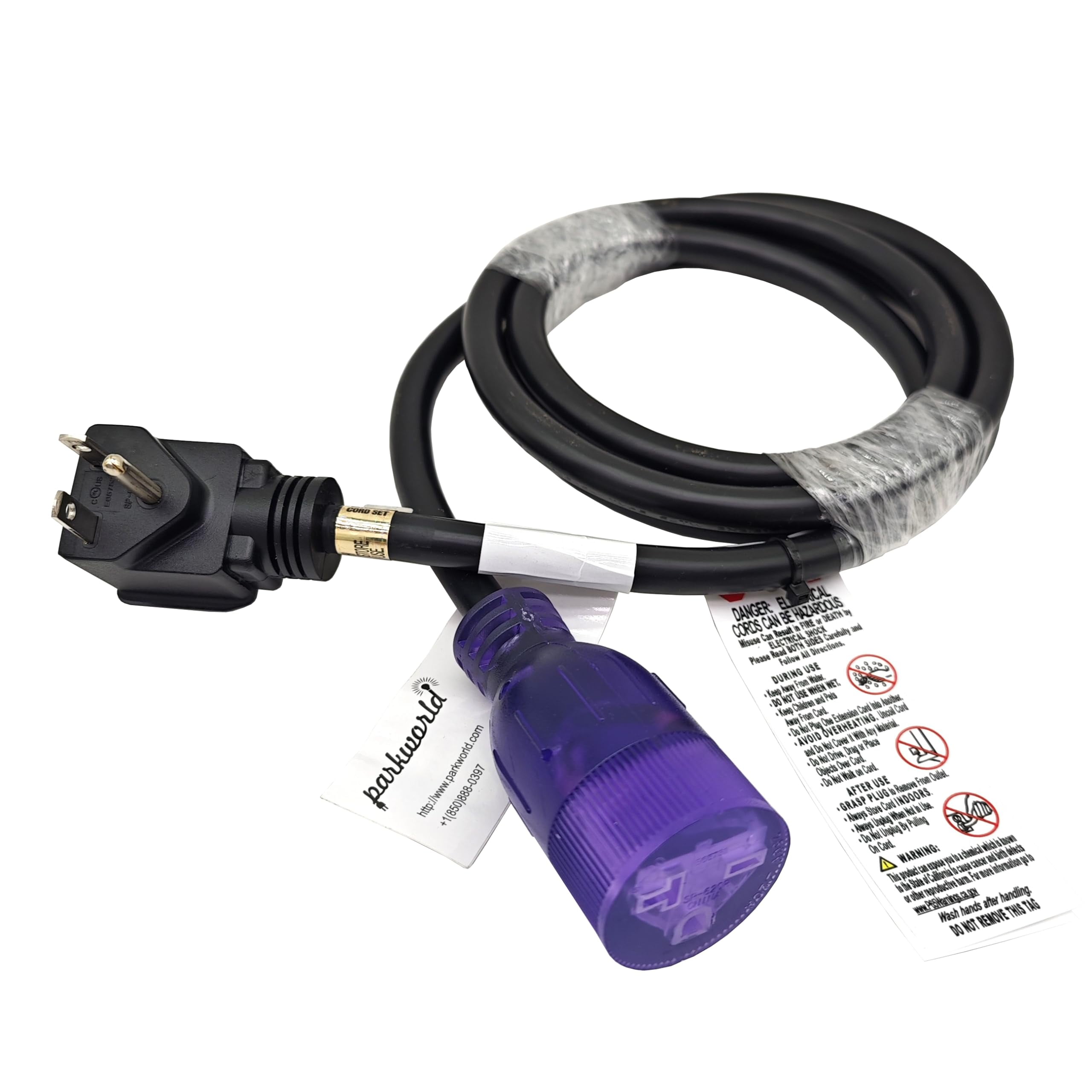Parkworld 79254 NEMA 6-20 Extension Cord 6-20P to 6-20R (T Blade Female ...