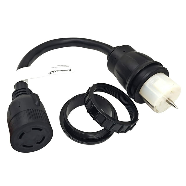 Parkworld 79285 Generator NEMA L14-30R to SS2-50R, 4 Prong 30 AMP Female to Shore Power 50amp ...