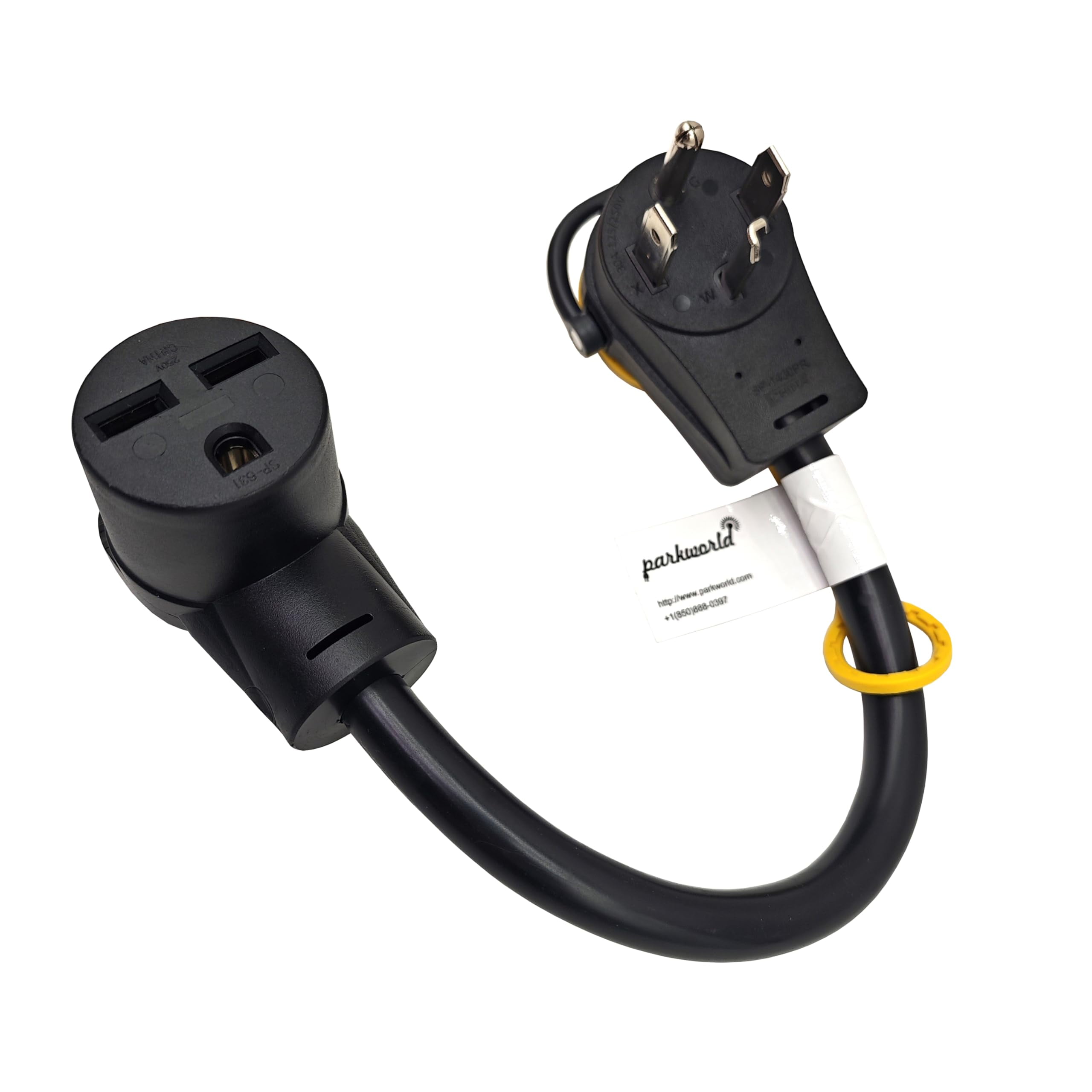 Parkworld 79353 Dryer Piggy-Back Adapter Splitter Cord NEMA 14-30P to ...