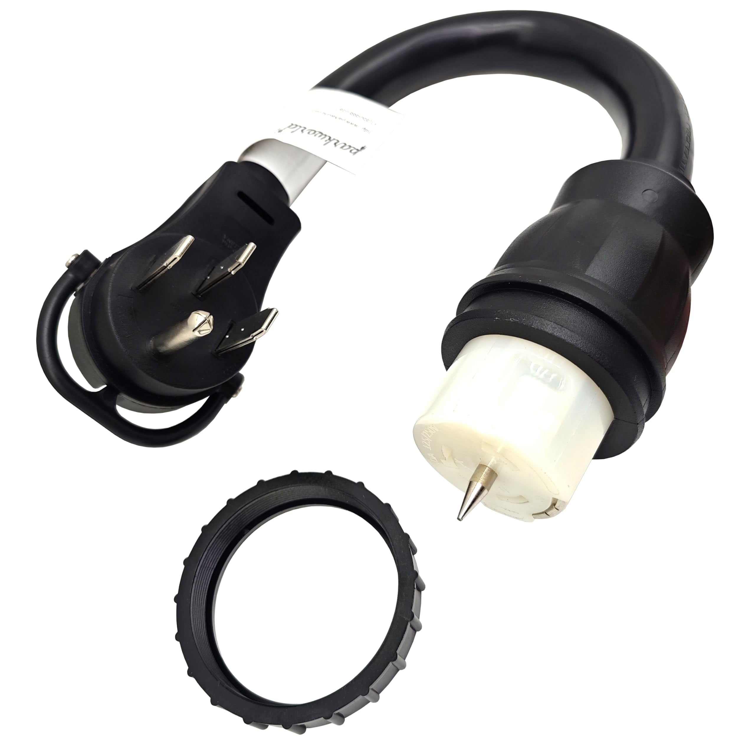 Parkworld 79513 NEMA 14-50P to SS2-50R 50A Generator CS6364 Twist Lock ...