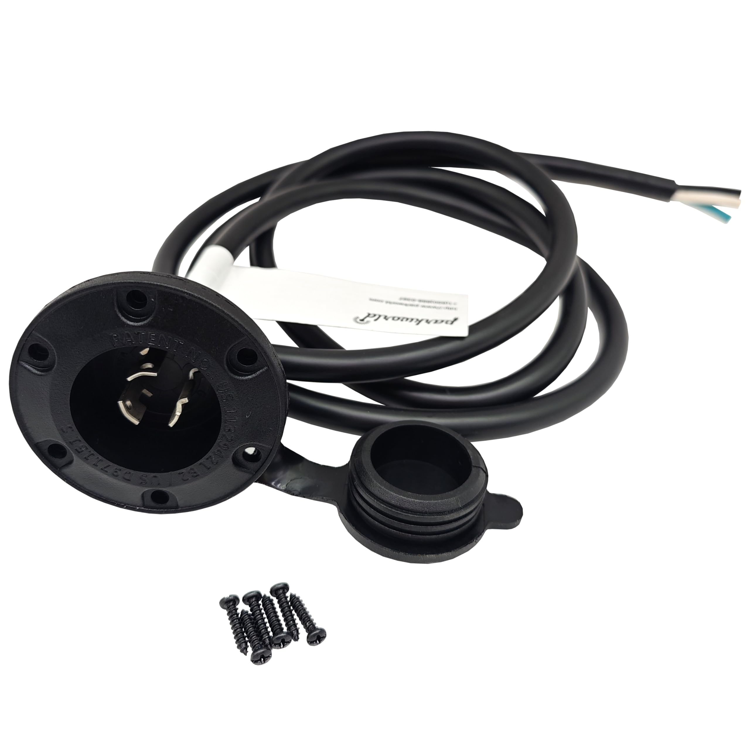 Parkworld 79674 NEMA L7-15 Port Plug Assembly Power Inlet NEMA L7-15P ...