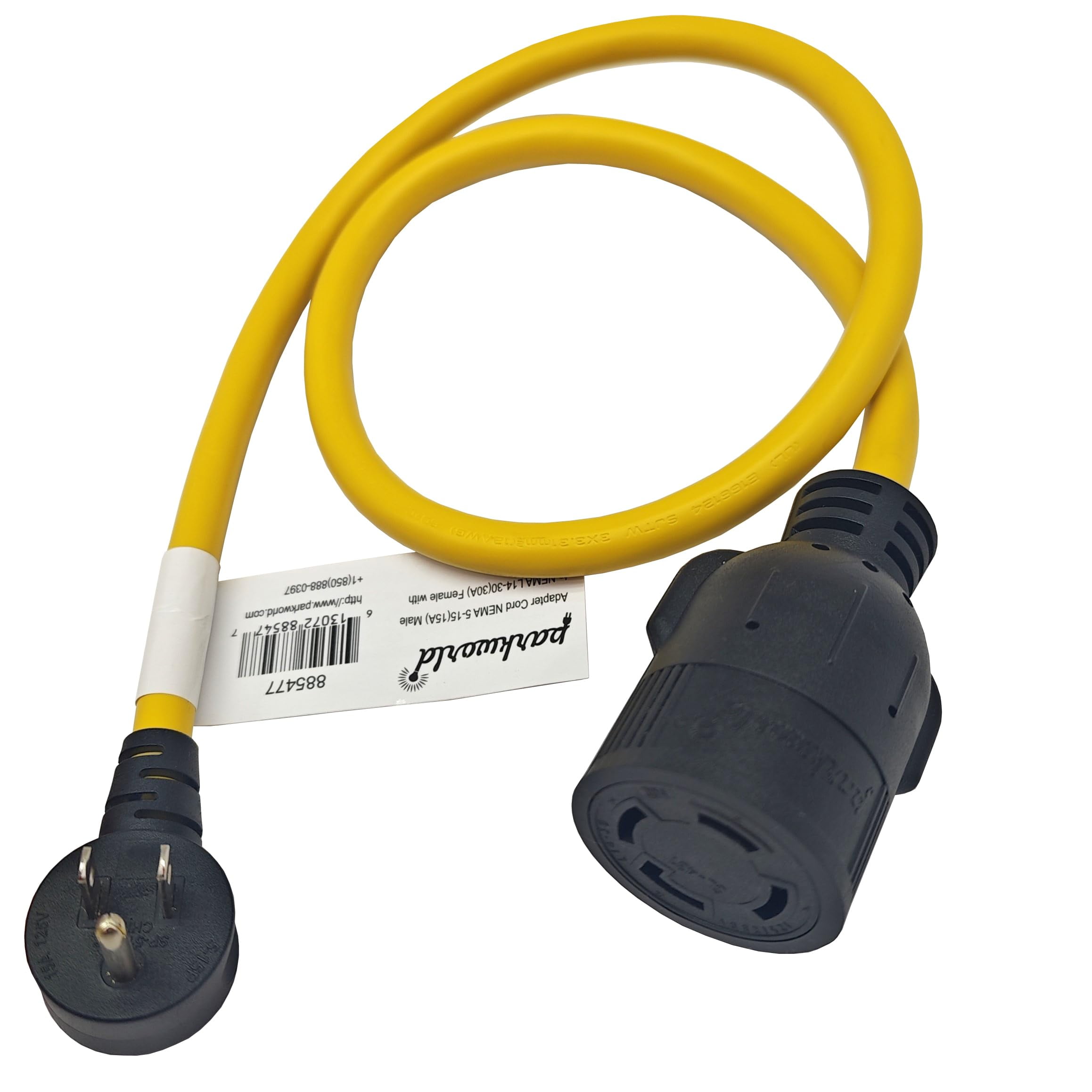 Parkworld 885477B Household 15A right angle plug 5-15P to Generator 4 ...