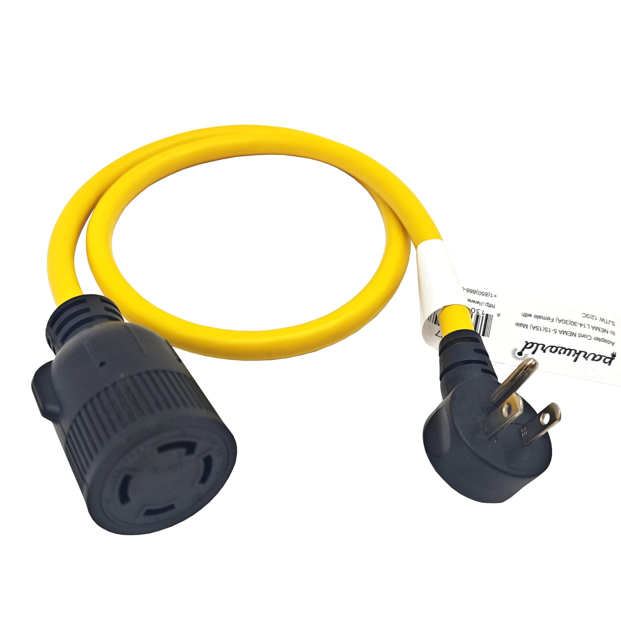 Parkworld 885477E Household 15A right angle plug 5-15P to Generator 4 ...