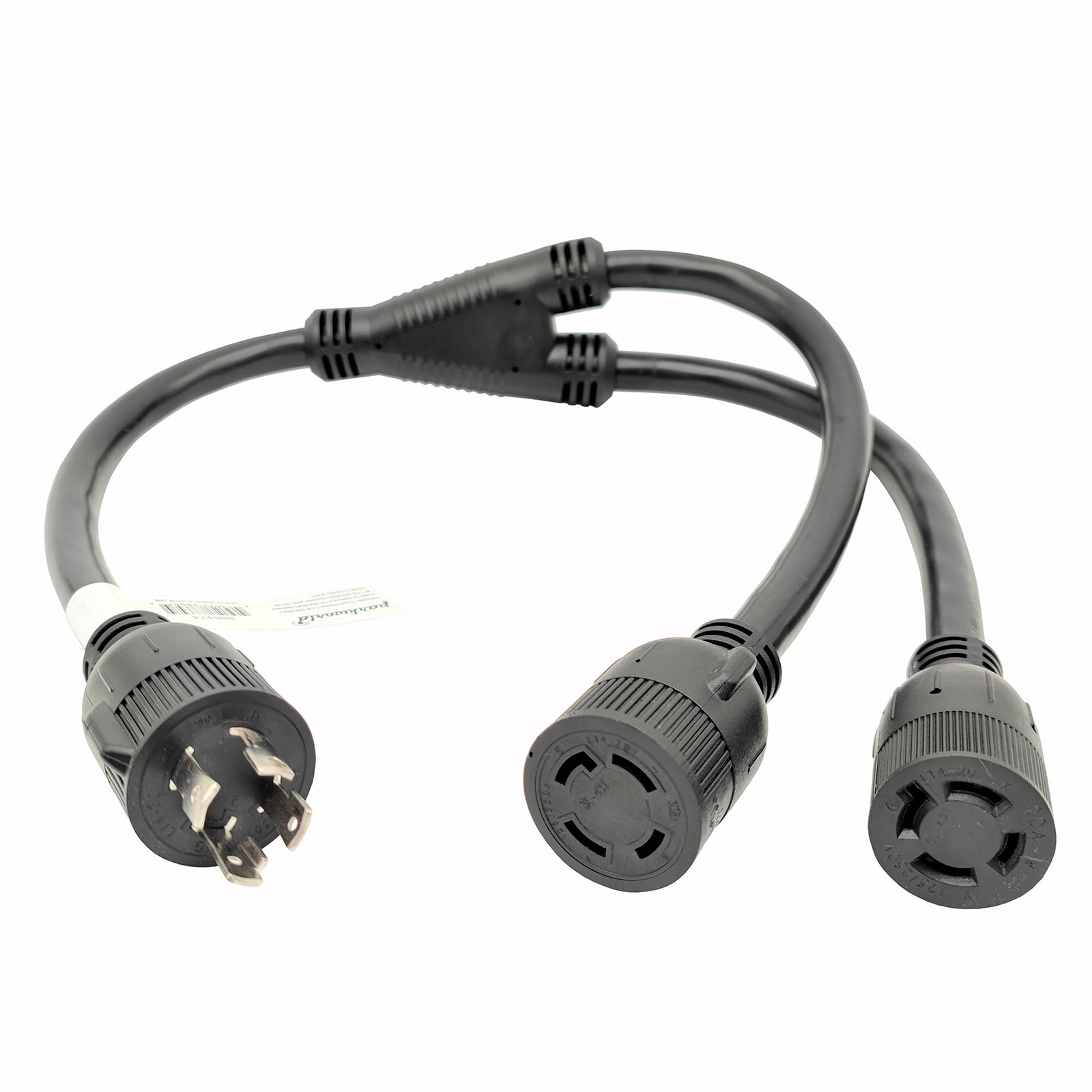 Parkworld 886474 Generator Splitter 4-Prong L14-30P Male to L14-30R ...