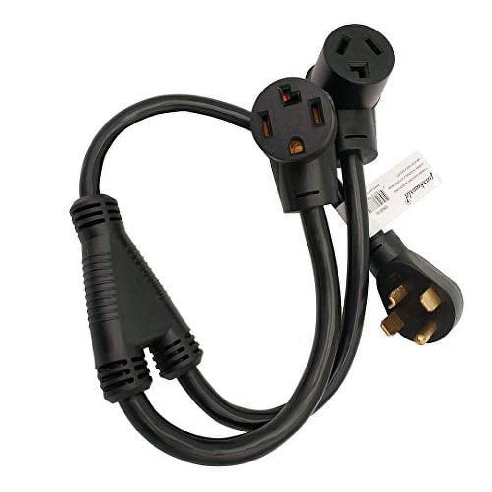 Parkworld 886610 Dryer Splitter, NEMA 14-30 Male Plug to 14-30 ＆ 10-30 ...