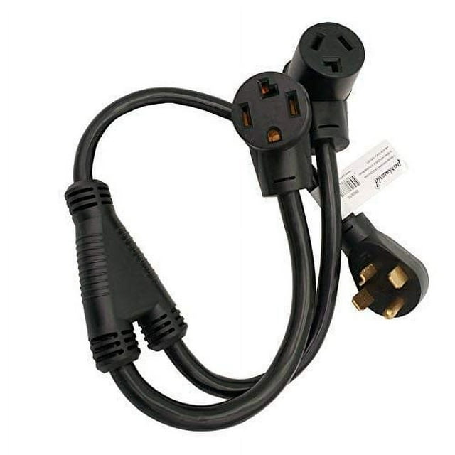 Parkworld 886610 Dryer Splitter, NEMA 14-30 Male Plug to 14-30 ＆ 10-30 ...