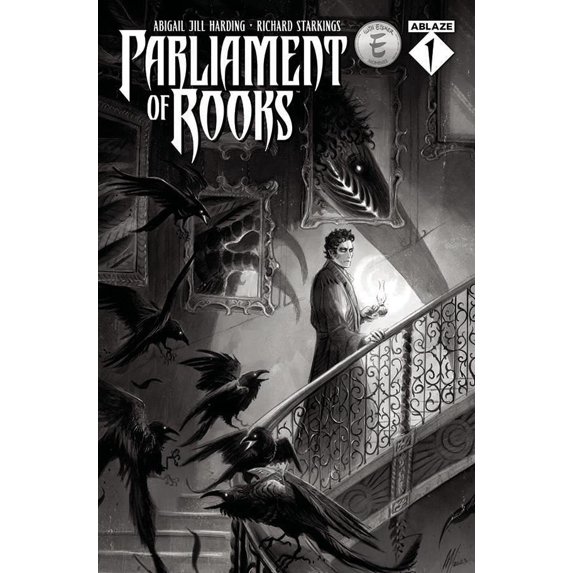 Parliament Of Rooks #1 Cvr B Abigail Jill Harding B&w Cvr B Abigail ...