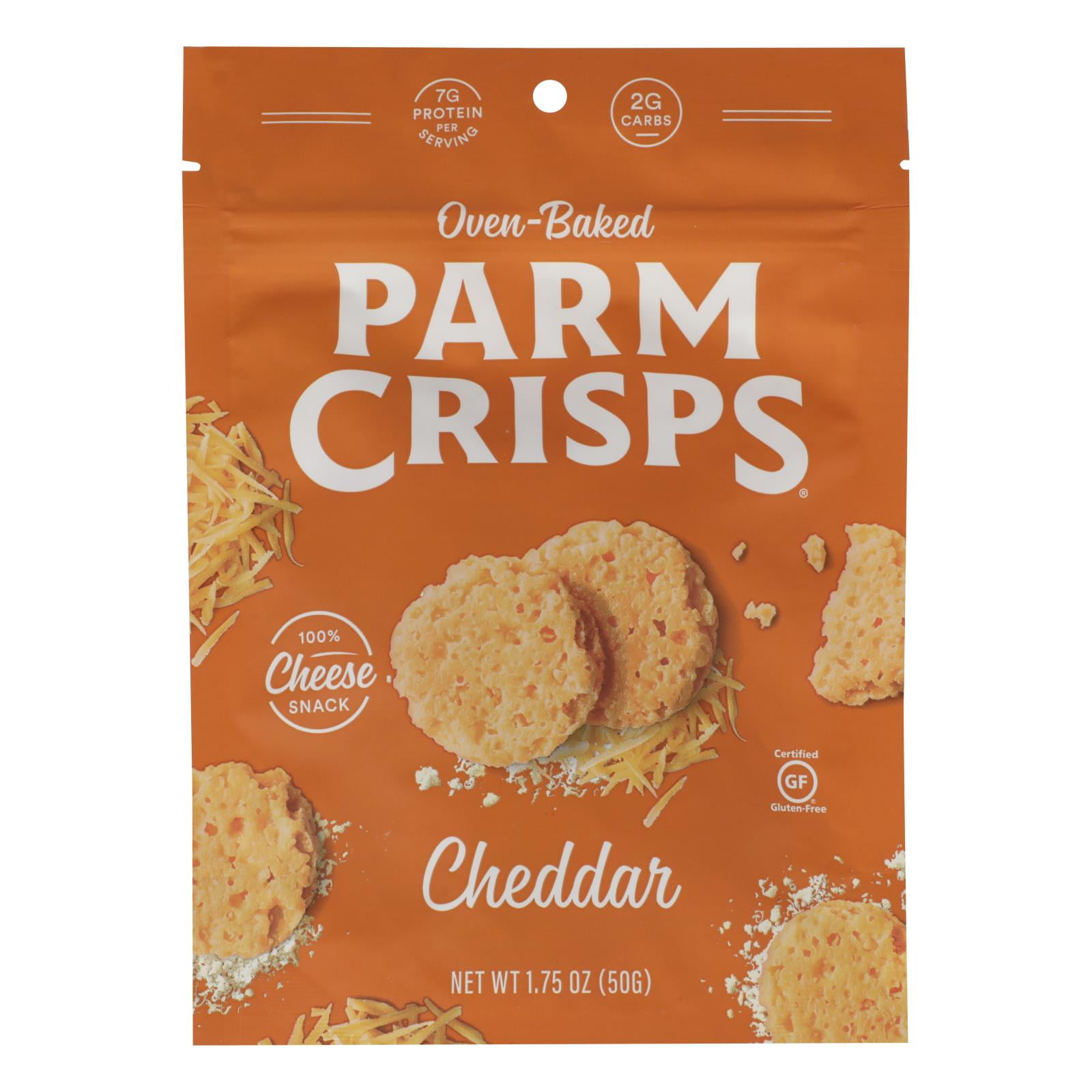 Parm Crisps Mini Cheddar Parmesan Crisps 1.75 oz (Pack of 12) - Walmart.com
