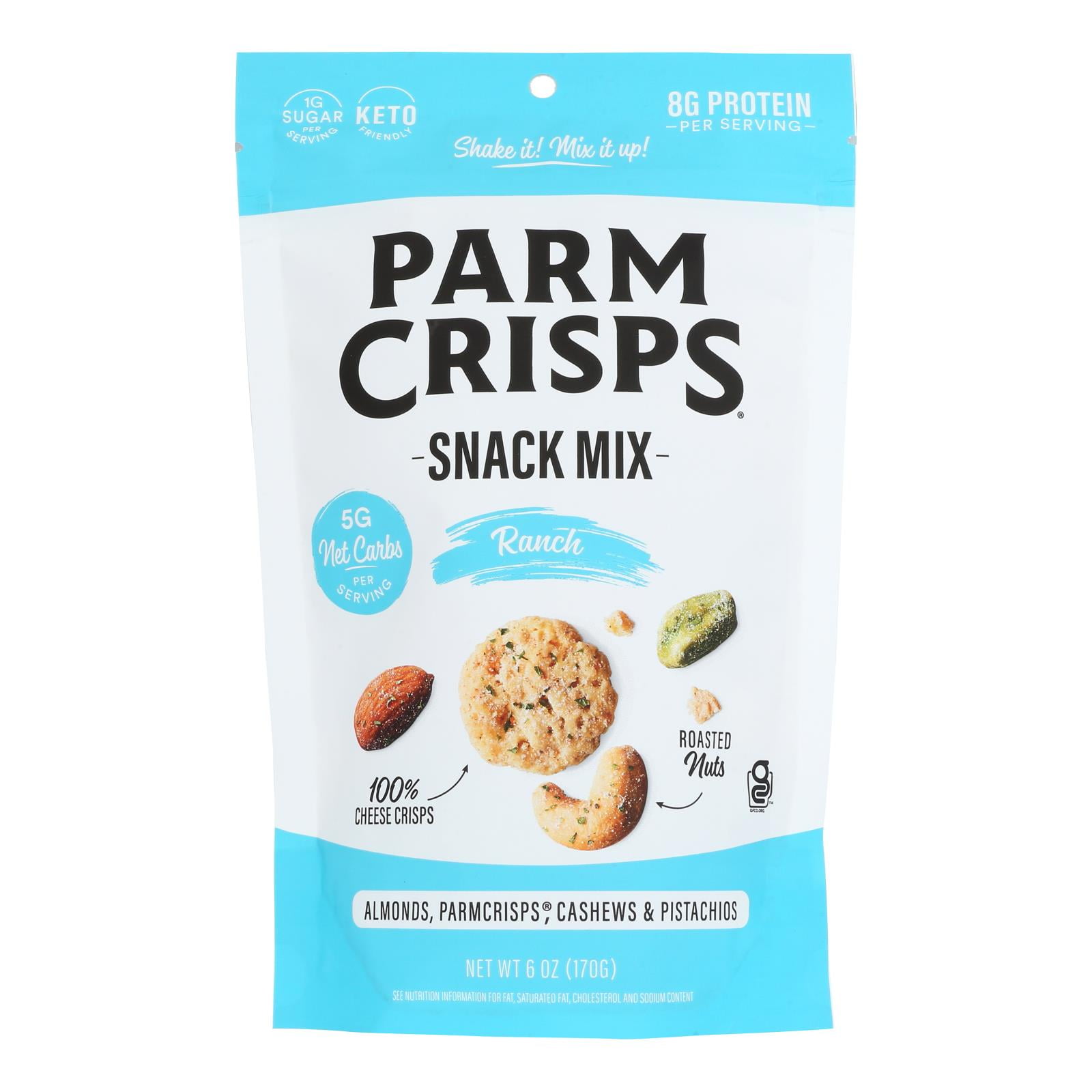 Parm Crisps - Snack Mix Ranch Parm Crisp - Case of 12-6 OZ - Walmart.com