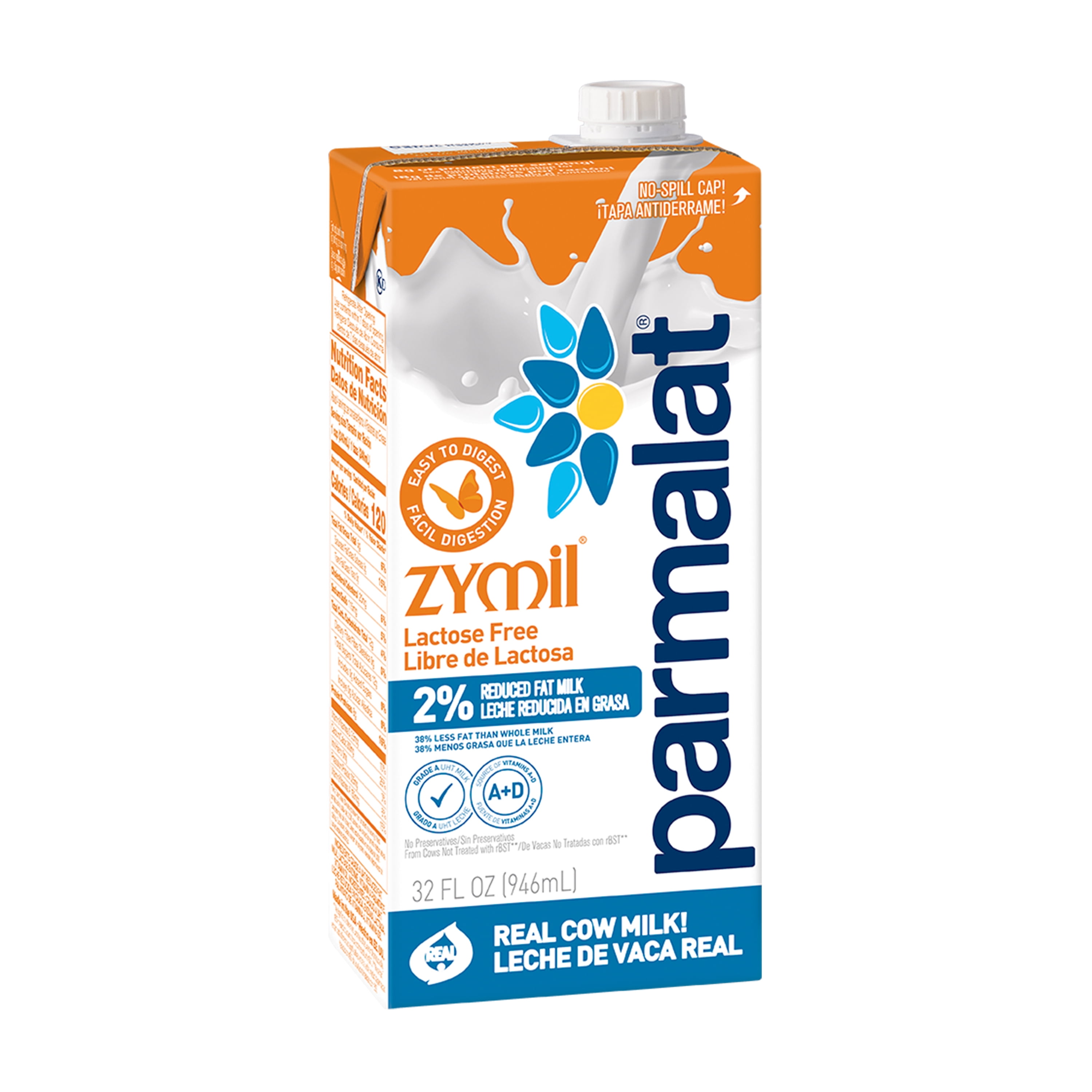 Parmalat Lactose Free 2% Reduced Fat Shelf-Stable Milk, 32 Fl Oz ...