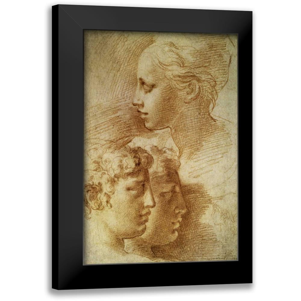 Parmigianino 11x14 Black Modern Framed Museum Art Print Titled - Three ...