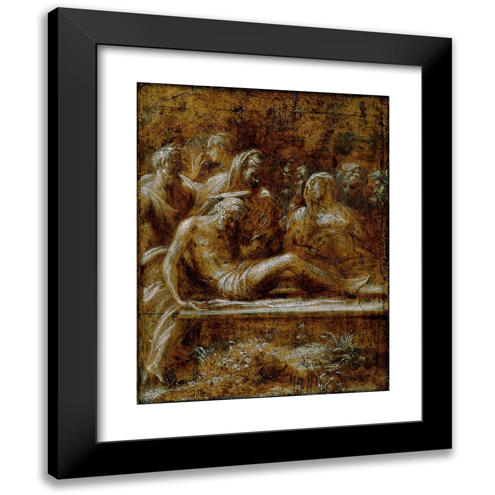 Parmigianino 12x14 Black Modern Framed Museum Art Print Titled - The ...