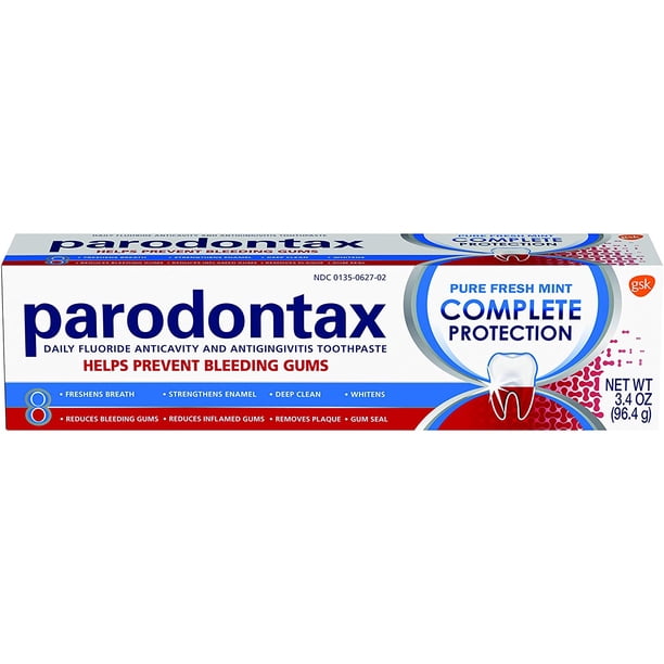 Parodontax Complete Protection Pure Fresh Mint (Pack of 2) - Walmart ...