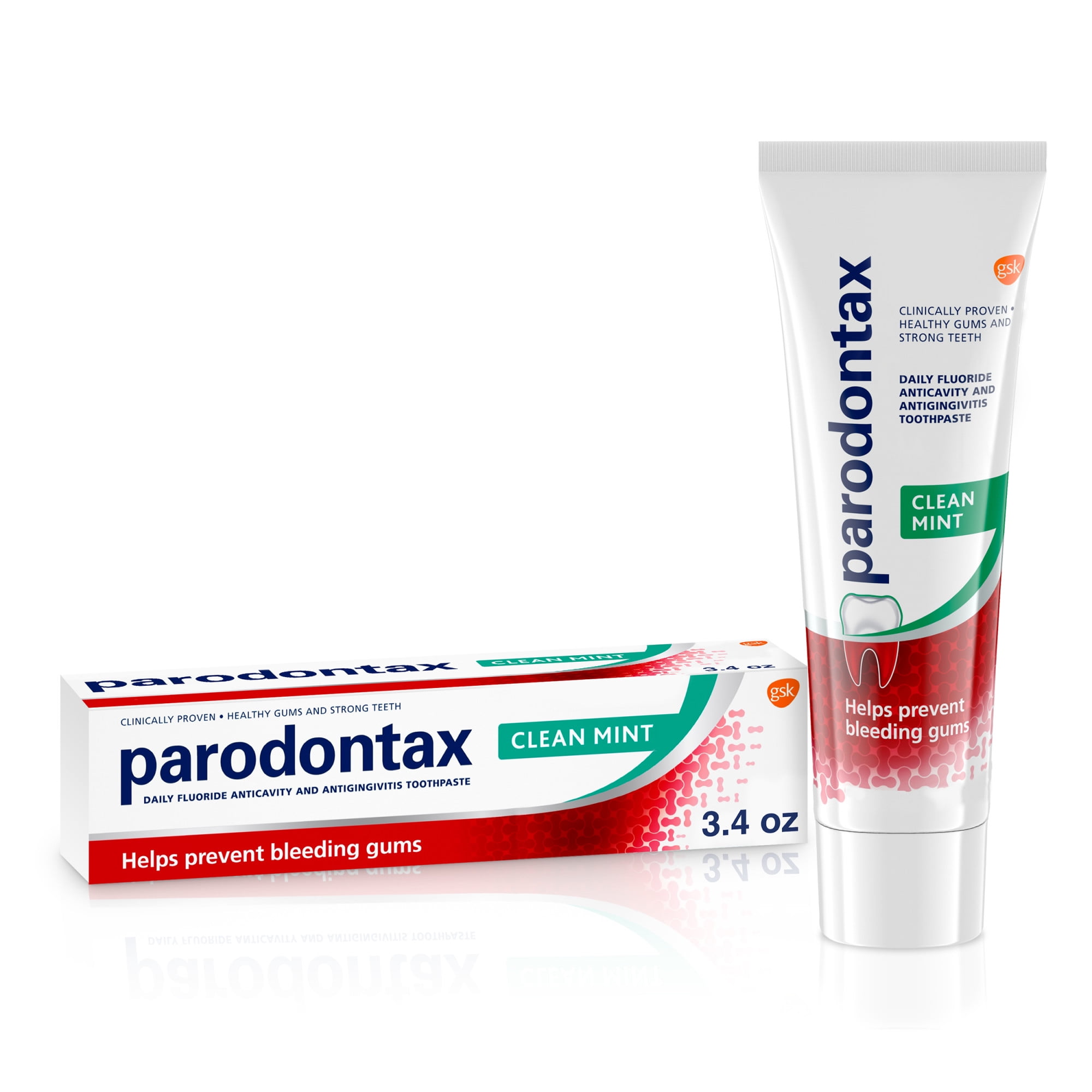Parodontax Dental Paste, Fluoride Gingivitis Toothpaste for Bleeding ...