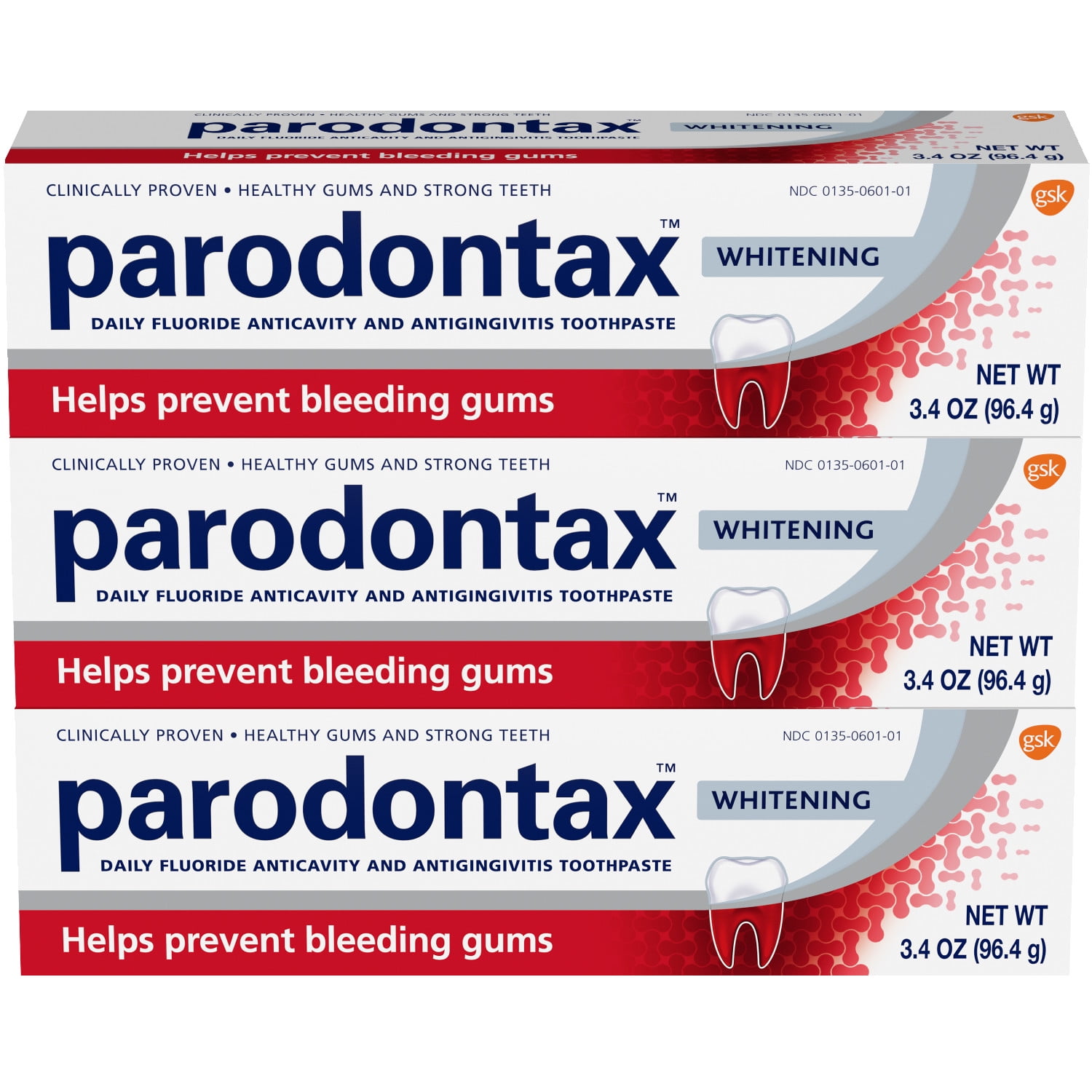 Parodontax Gingivitis Toothpaste for Whiter Teeth and Healthier Gums ...