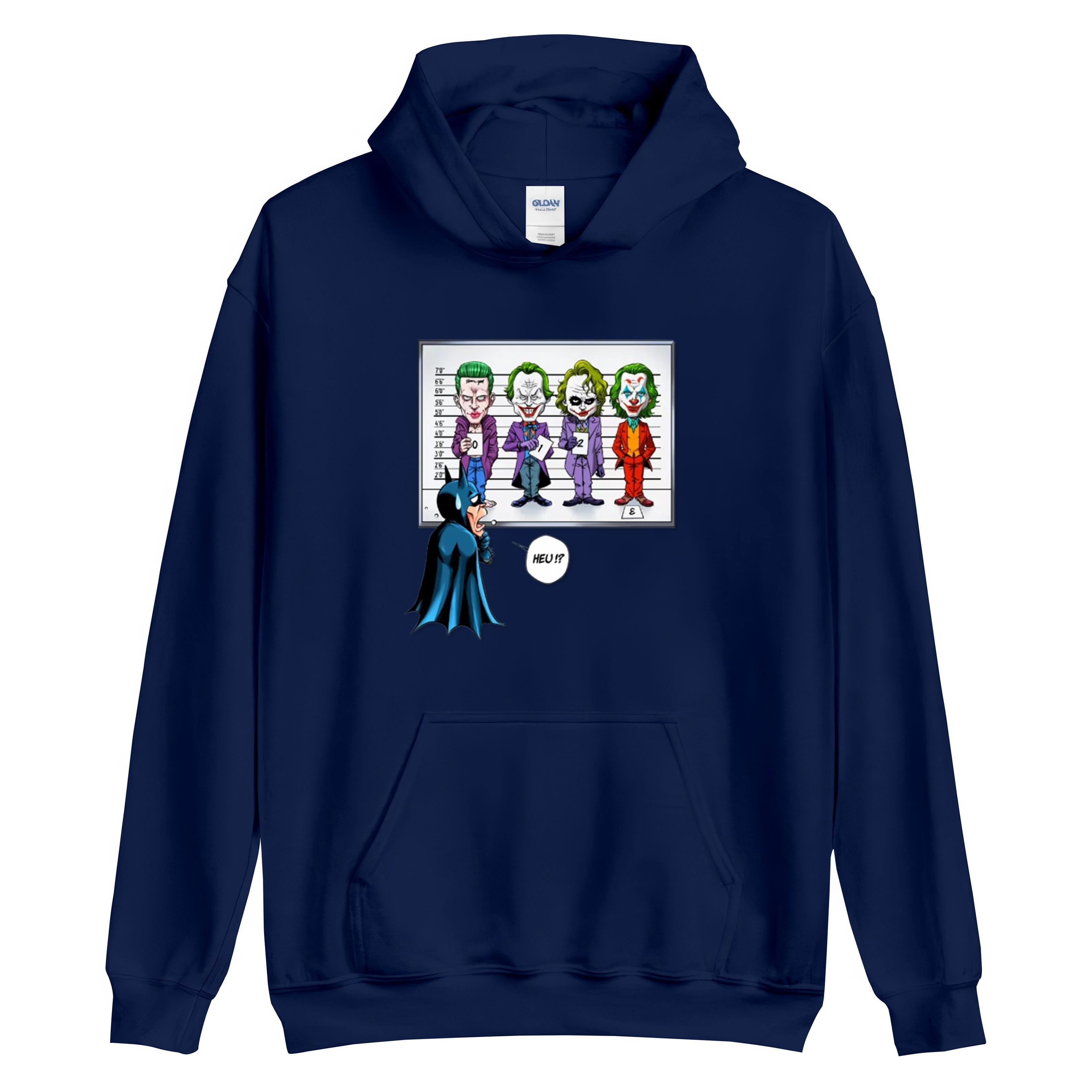 Parody of Batman Hoodie Dark Night Hoodie Batman and The Joker Jared ...