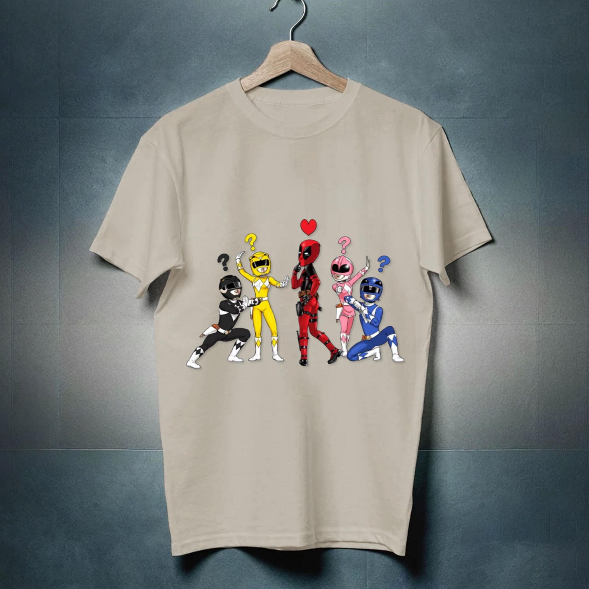 Parody of, Deadpool T-shirt, Deadpool, X Power, Rangers T-shirt ...