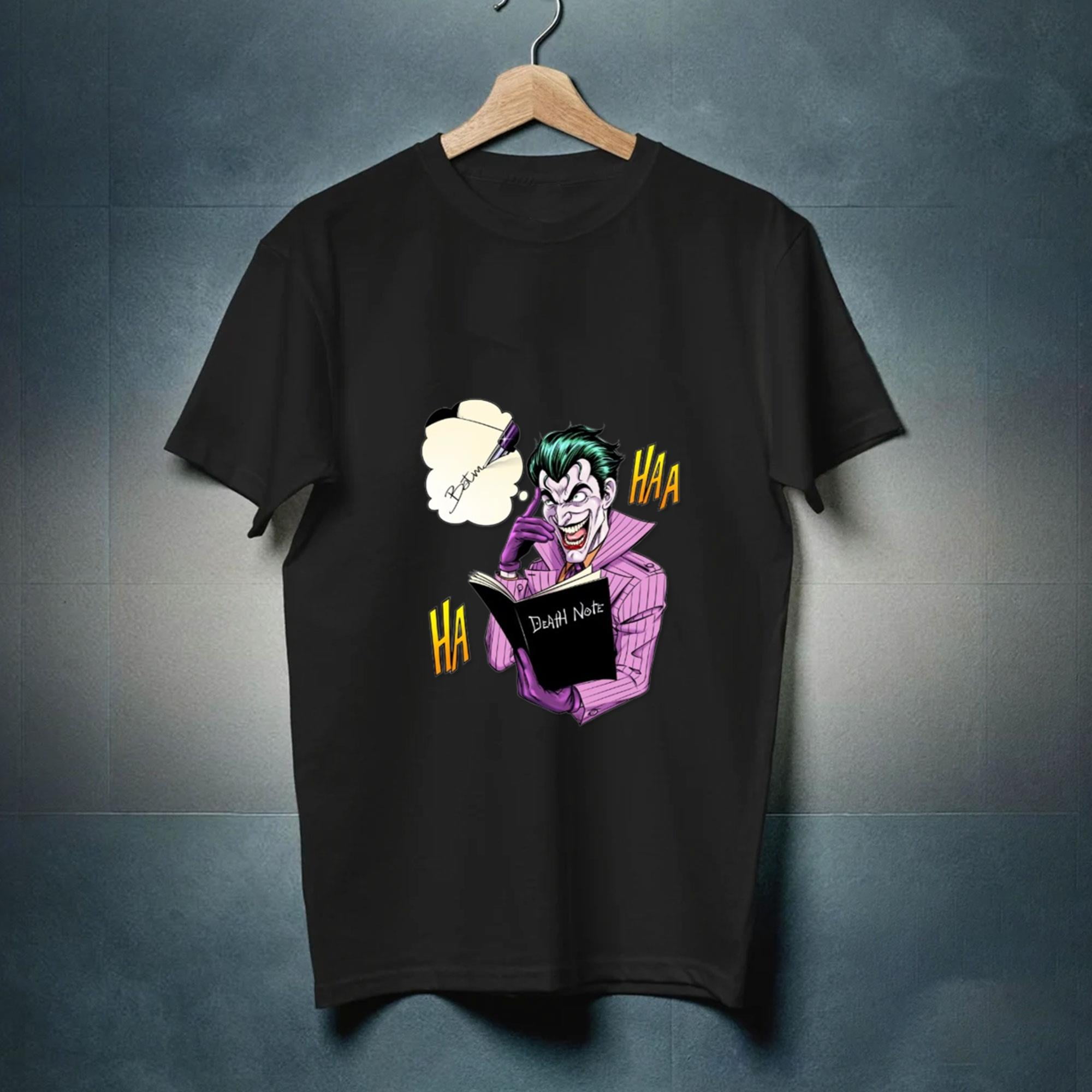Parody of, Death Note, T-shirt , The Joker, and the, Death Note, T ...