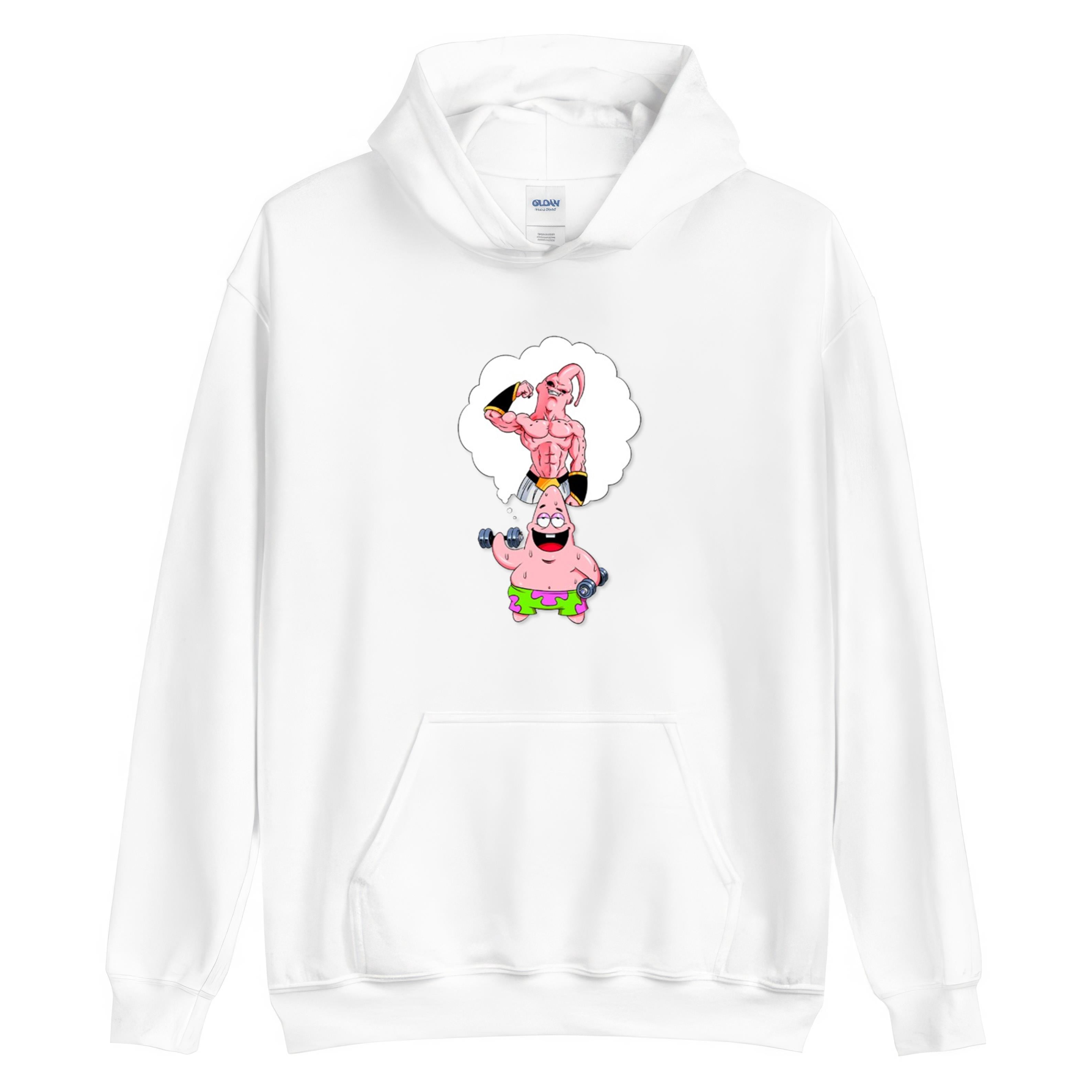 Parody of Dragon Ball Z - DBZ Hoodie Patrick Star and Majin Buu Hoodie ...