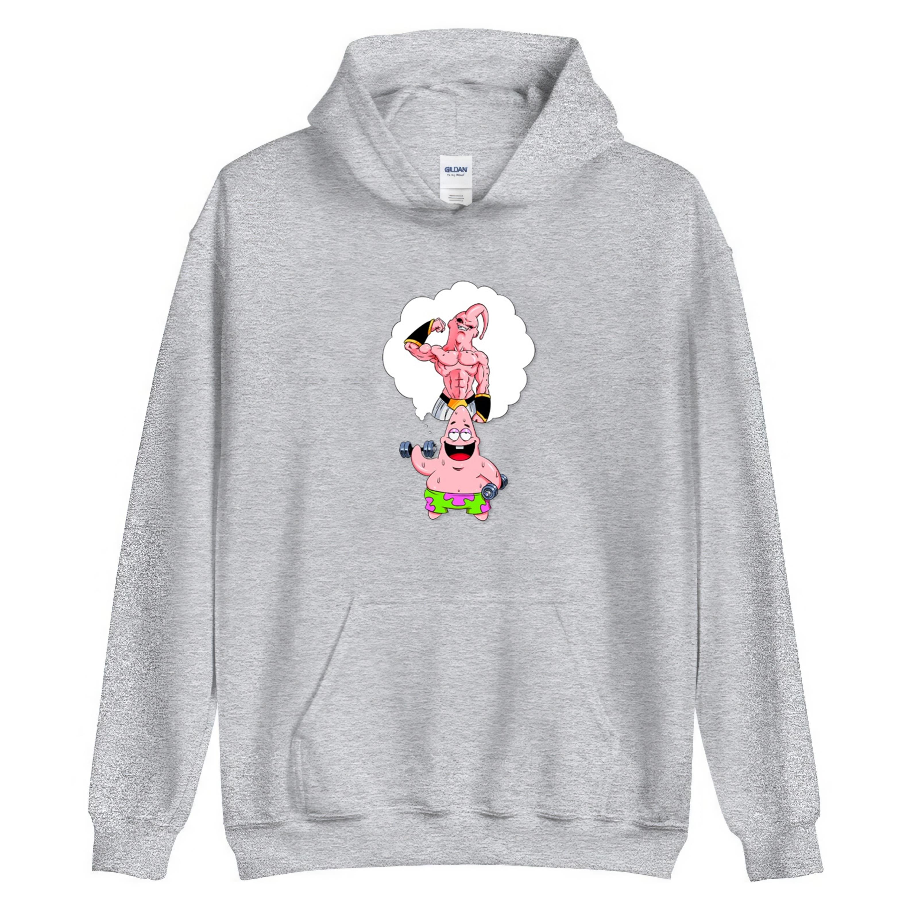 Parody of Dragon Ball Z - DBZ Hoodie Patrick Star and Majin Buu Hoodie ...