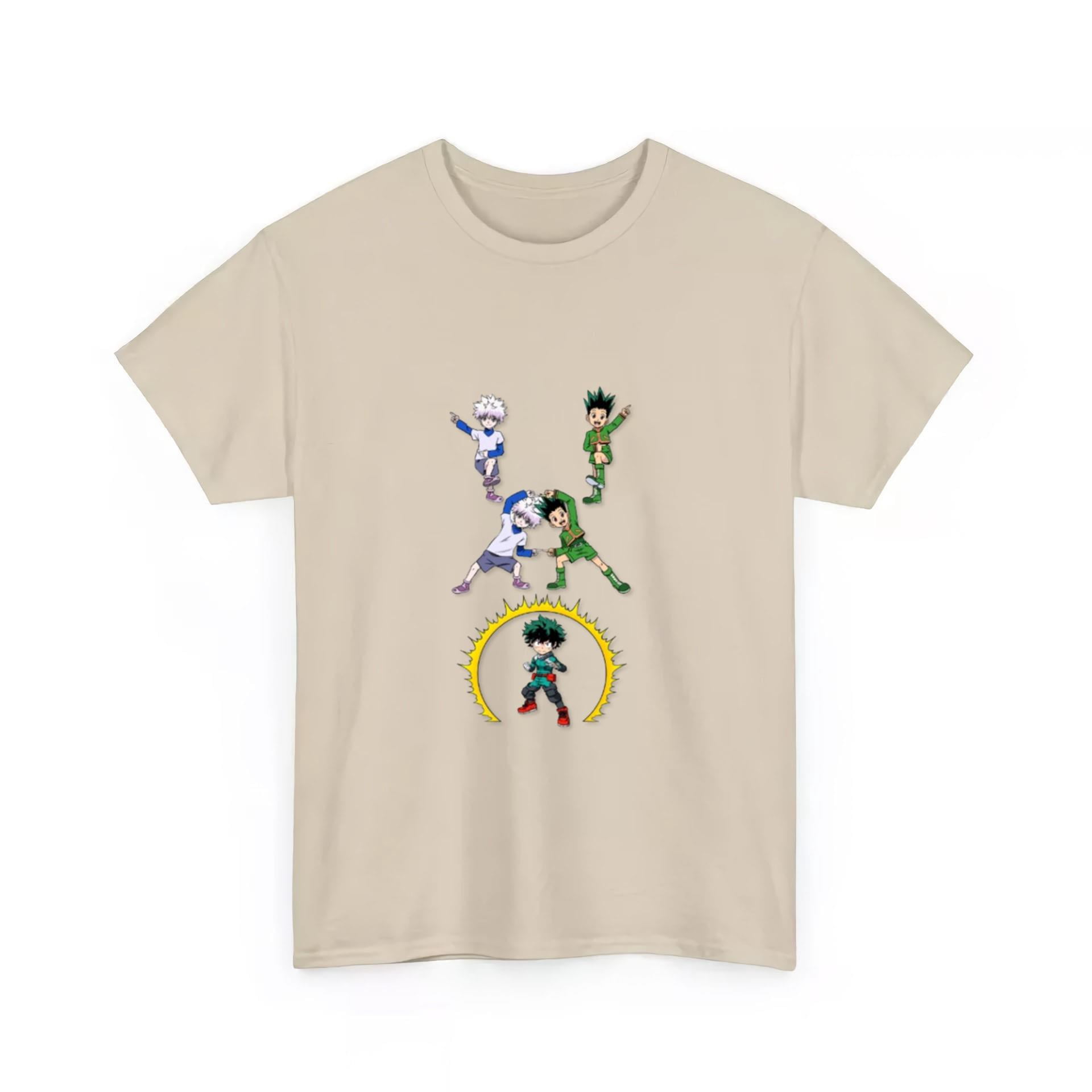 Parody of, My Hero, Academia T-shirt, Gon, Kirua, and Deku, Fusion ...