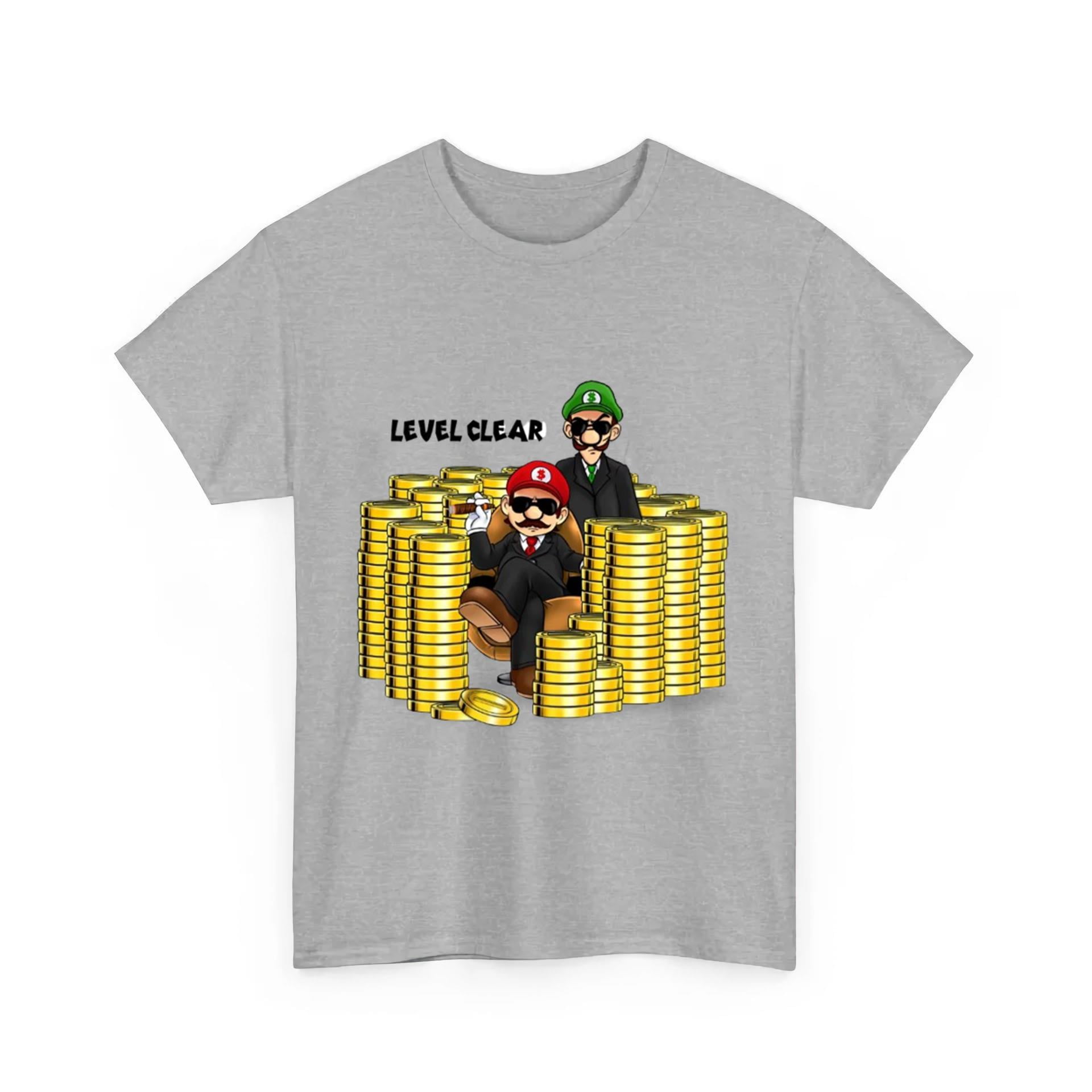 Parody of Super Mario T-shirt Mario and Luigi T-shirt- New - Walmart.com