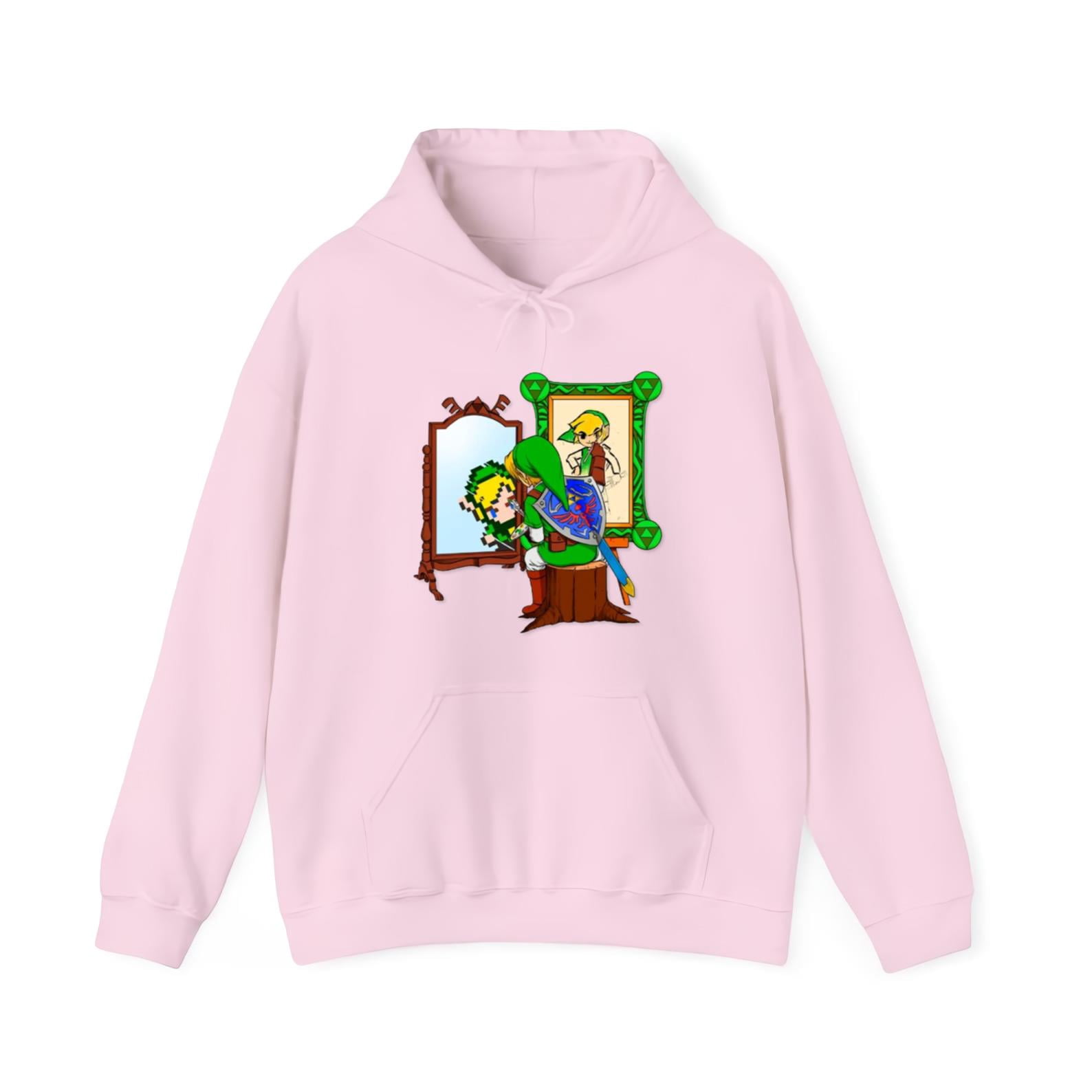Parody of Zelda - Link Self Portrait - Norman Rockwell style Hoodie-New ...