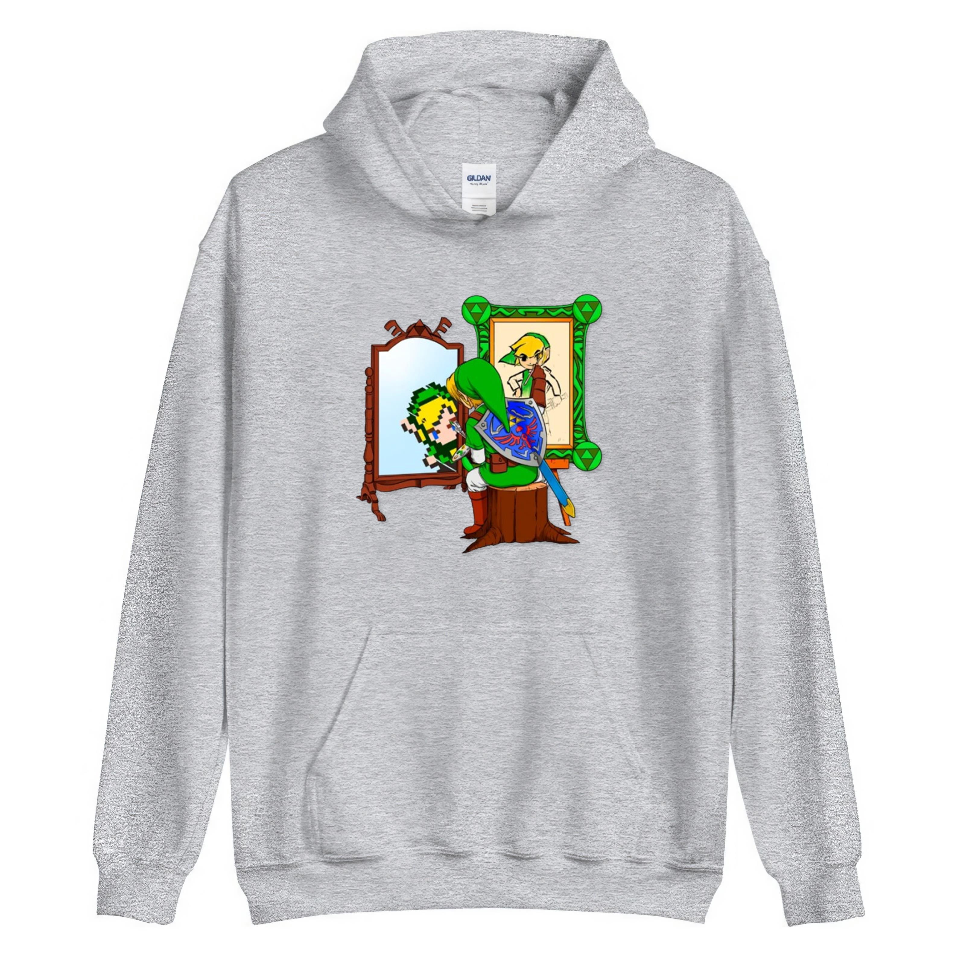 Parody of, Zelda -, Link Self, Portrait -, Norman Rockwell, style T ...