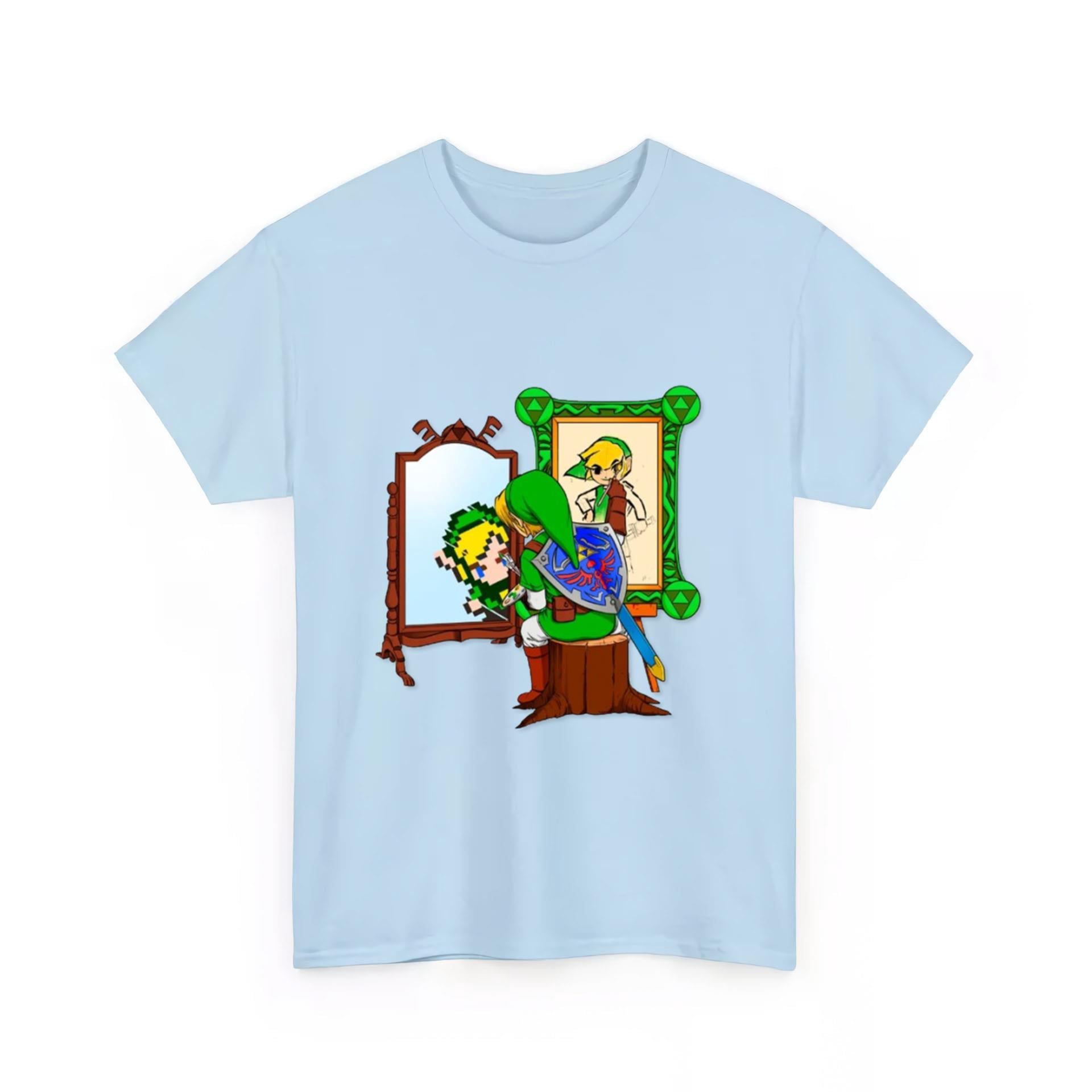 Parody of, Zelda -, Link Self, Portrait -, Norman Rockwell, style T ...