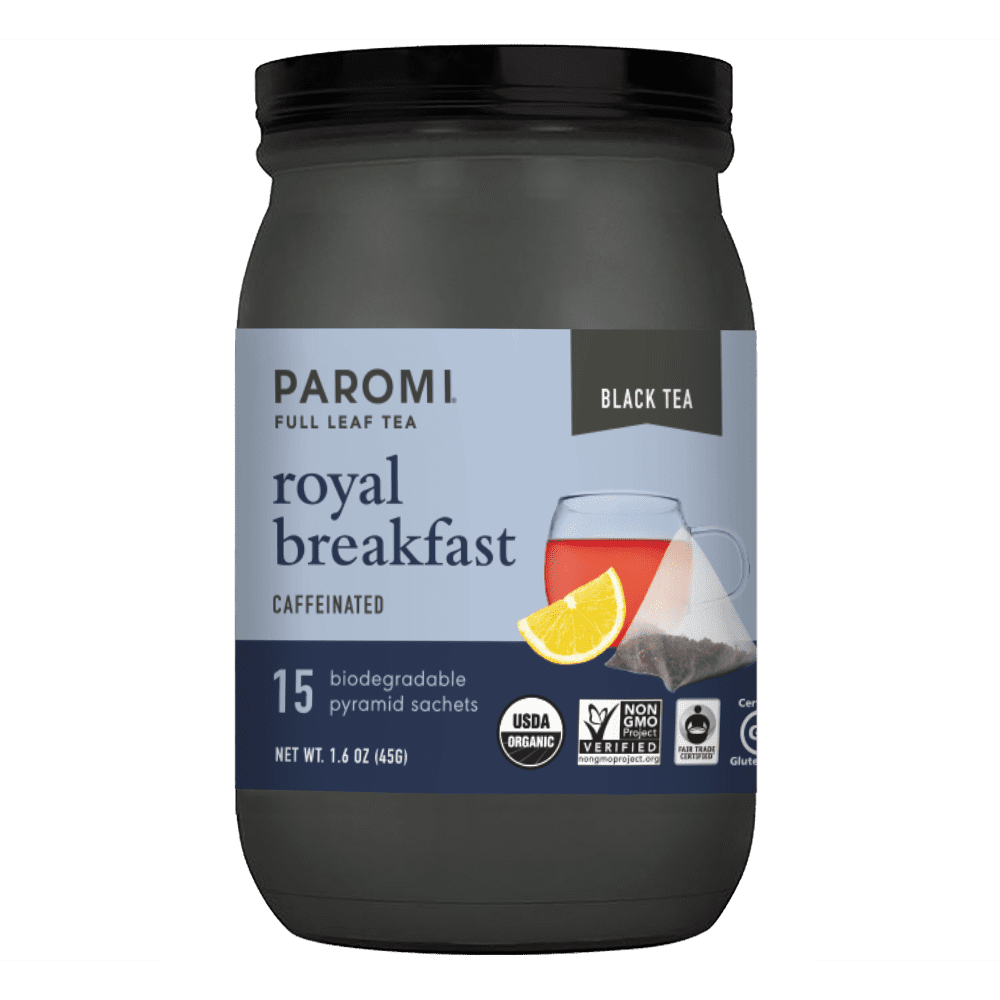 Paromi Tea, Royal Breakfast, Organic and Fair Trade Black Tea, Full ...