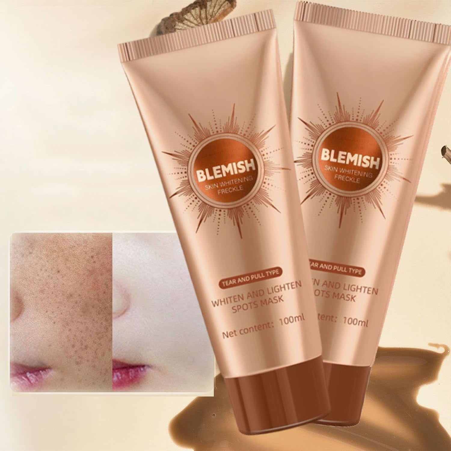 Parowu Spot Removing Face Mask,Anti-Blemish & Anti-Aging Tear-Off Mask ...