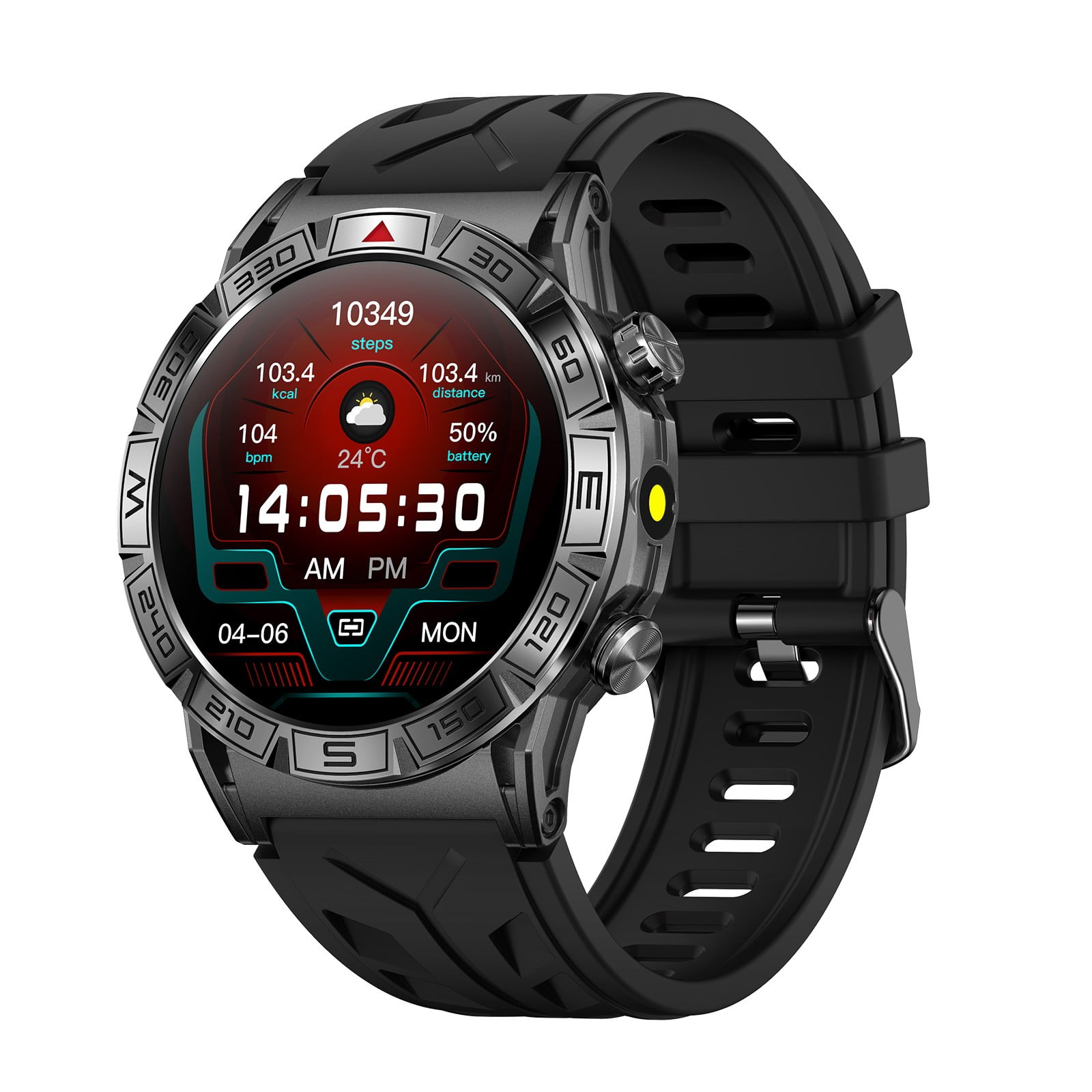 DwellJoy Smart Watch for Men 1.43" HD Touch Screen Fitness Tracker with ...