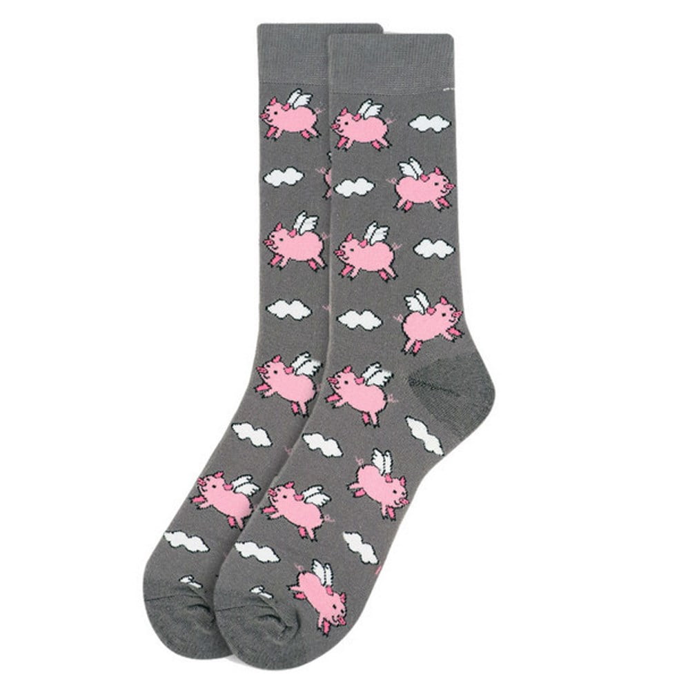 Parquet Men's Flying Pigs Socks - Walmart.com