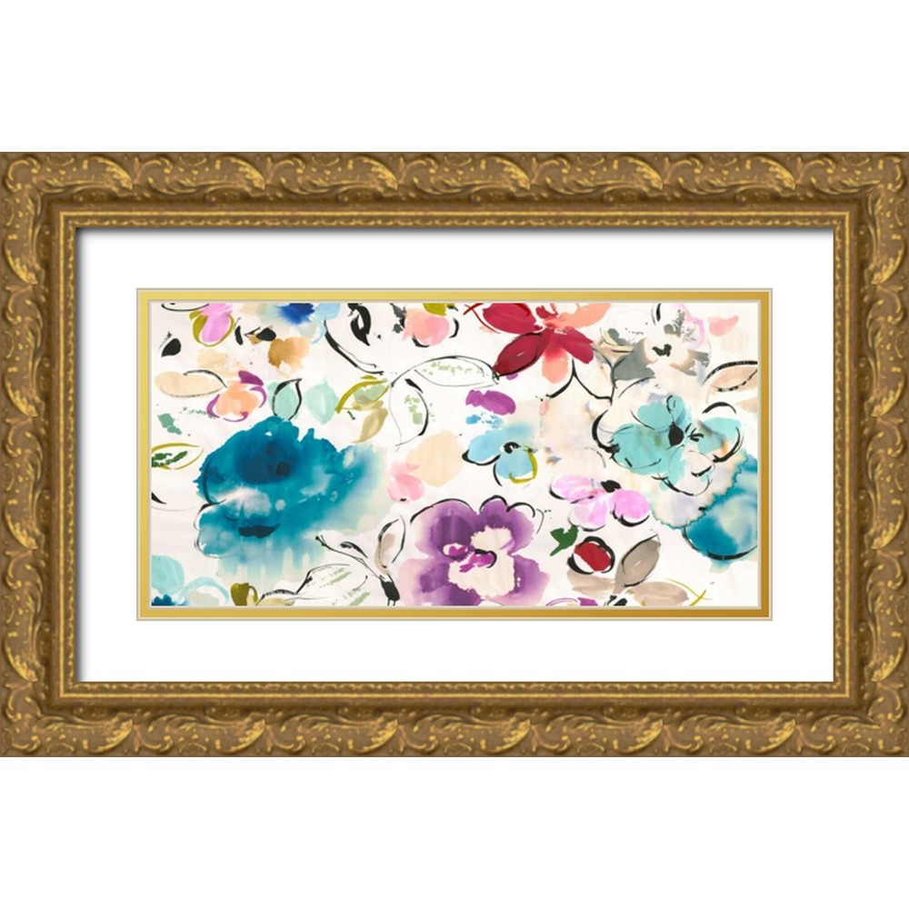 Parr, Kelly 24x14 Gold Ornate Wood Framed with Double Matting Museum ...