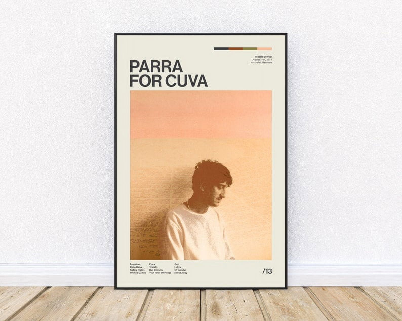 Parra For Cuva Burning Man Inspired Poster Retro Style Print Mid ...