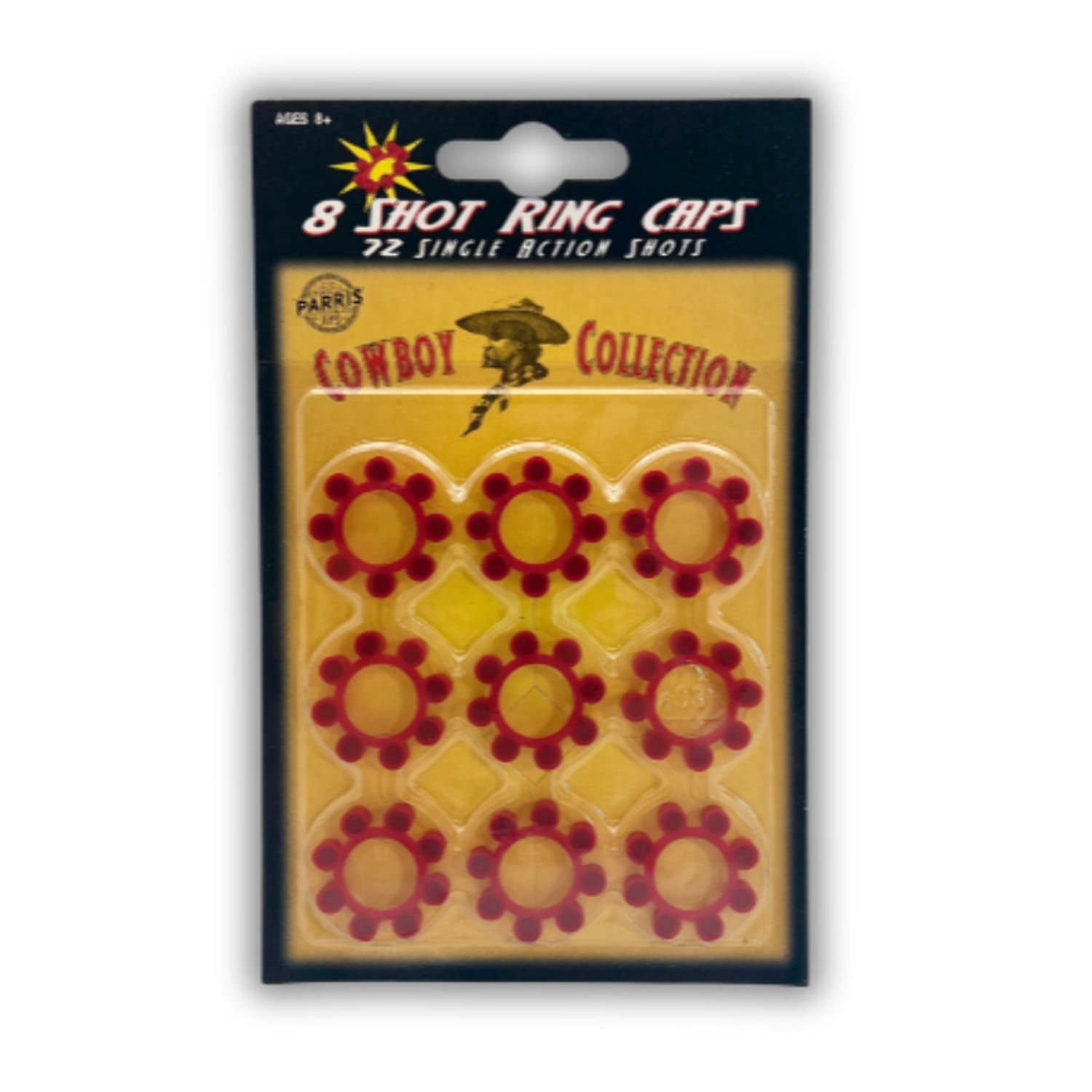 8 Shot Ring Caps Refill, 72 Shots, Made in Germany, Fits Most 8 Shot Toy Guns - Walmart.com