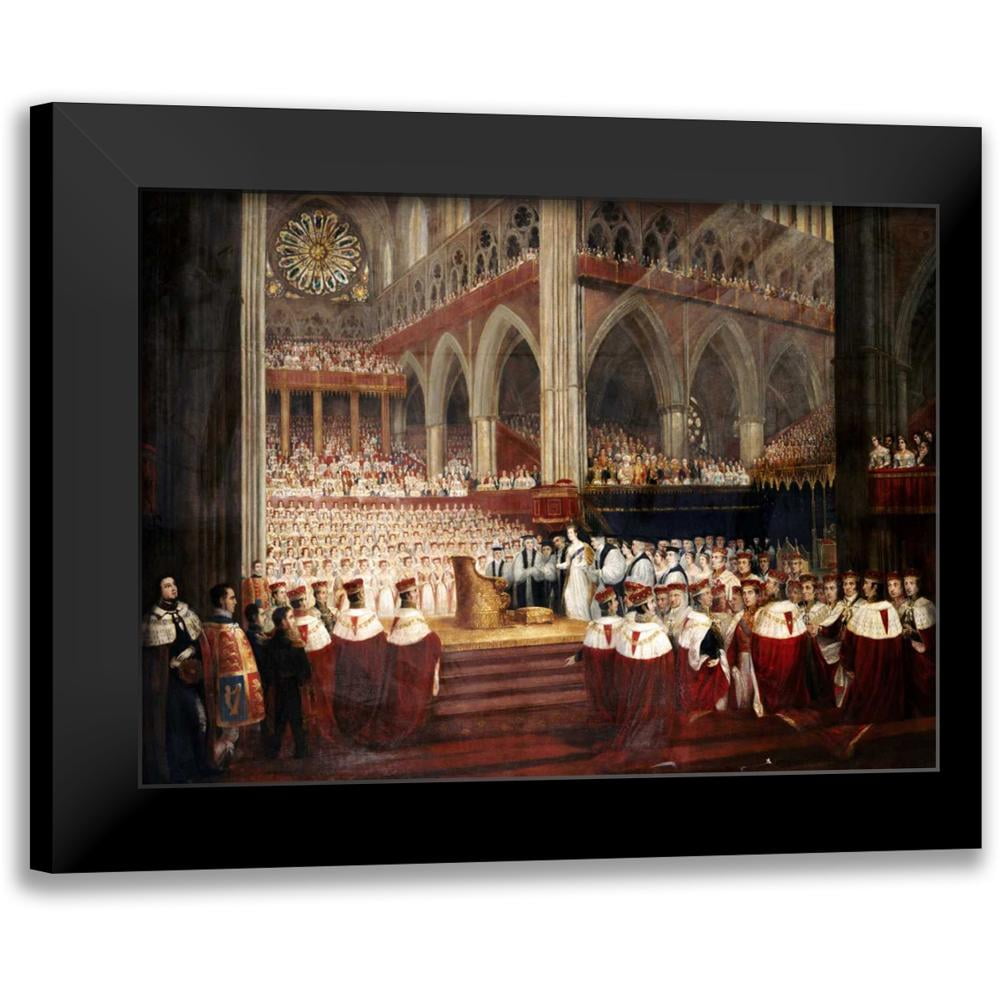 Edmund Thomas Parris 18x14 Black Modern Wood Framed Wall Art Titled ...