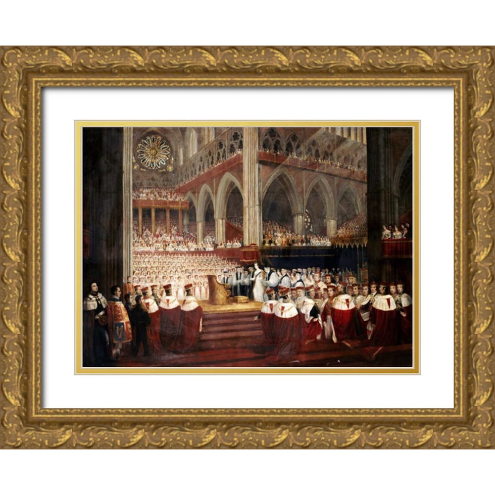 Parris, Edmund Thomas 24x19 Gold Ornate Wood Framed with Double Matting ...