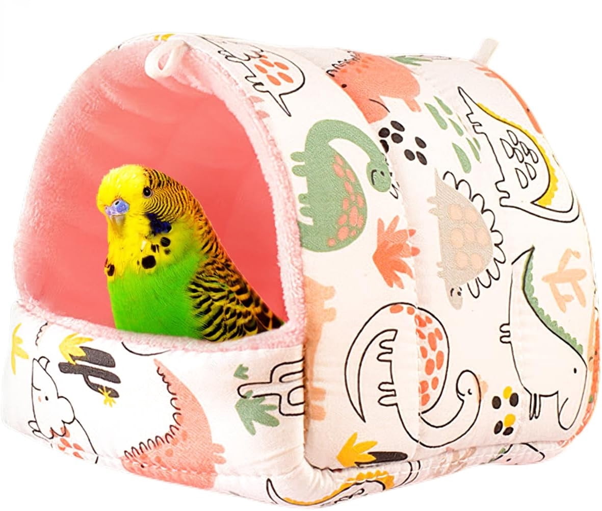 Parrot Bird Bed Hammock Winter Warm Bird Plush Nest Toy for Parakeet ...
