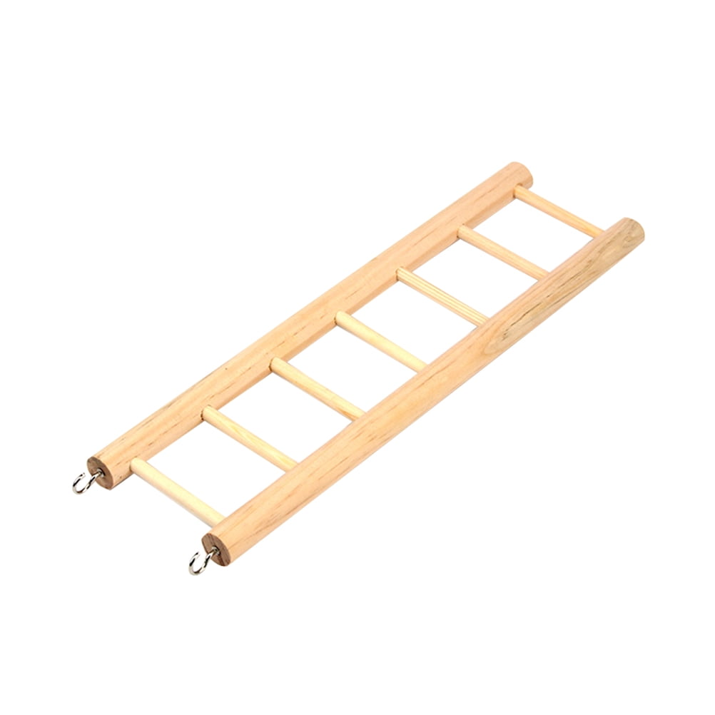YOSADIER Beige Pet Climbing Ladder Wood Material Hamster Squirrel ...