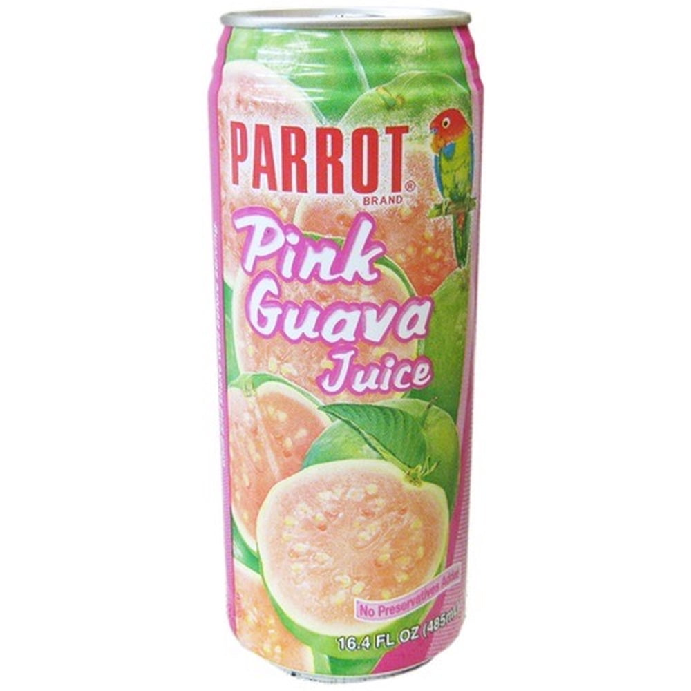 Parrot Brand, Pink Guava Juice 16.4oz Can (Pack of 10) - Walmart.com