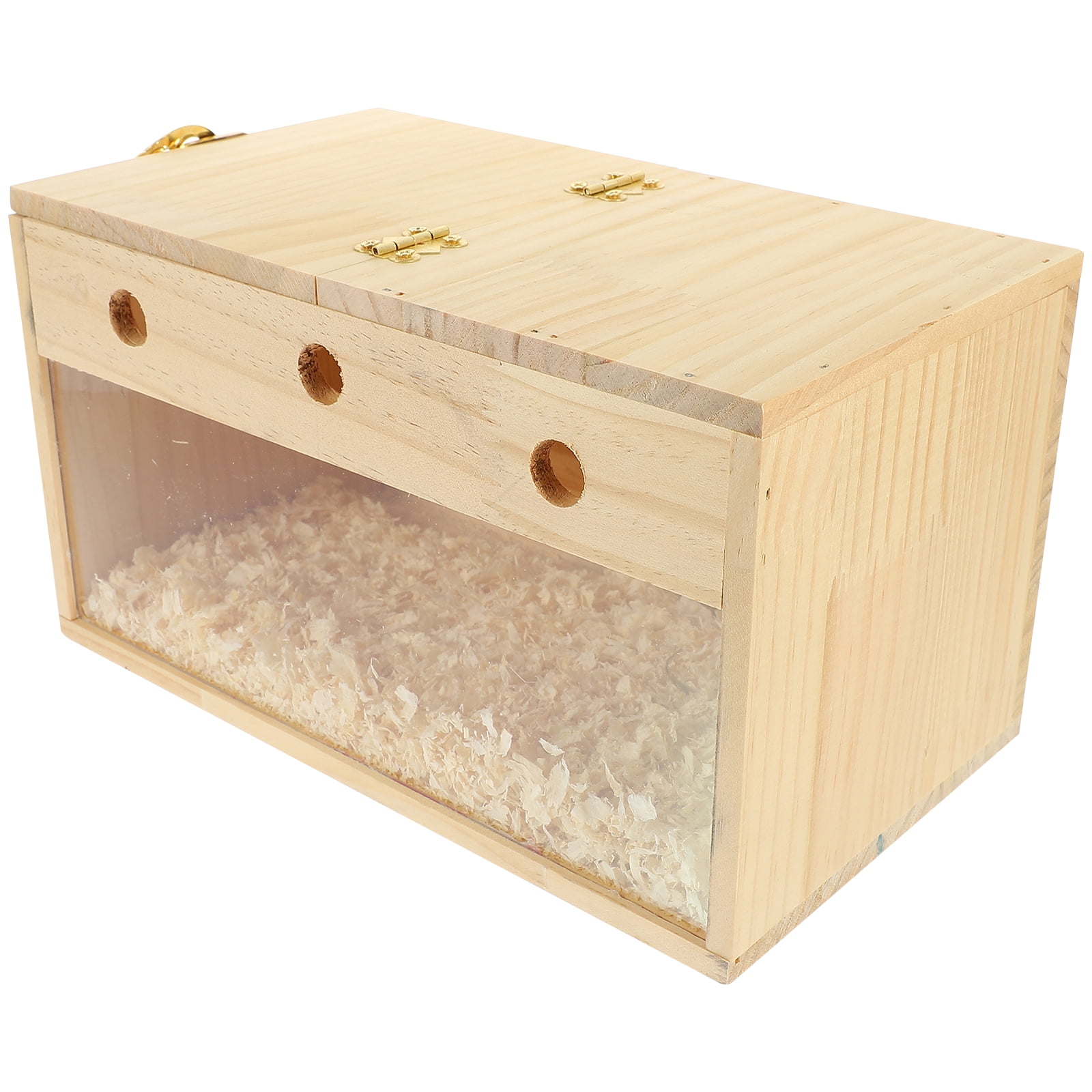 Wooden Parrot Breeding Box Bird Nesting House for Cockatiel Budgie ...