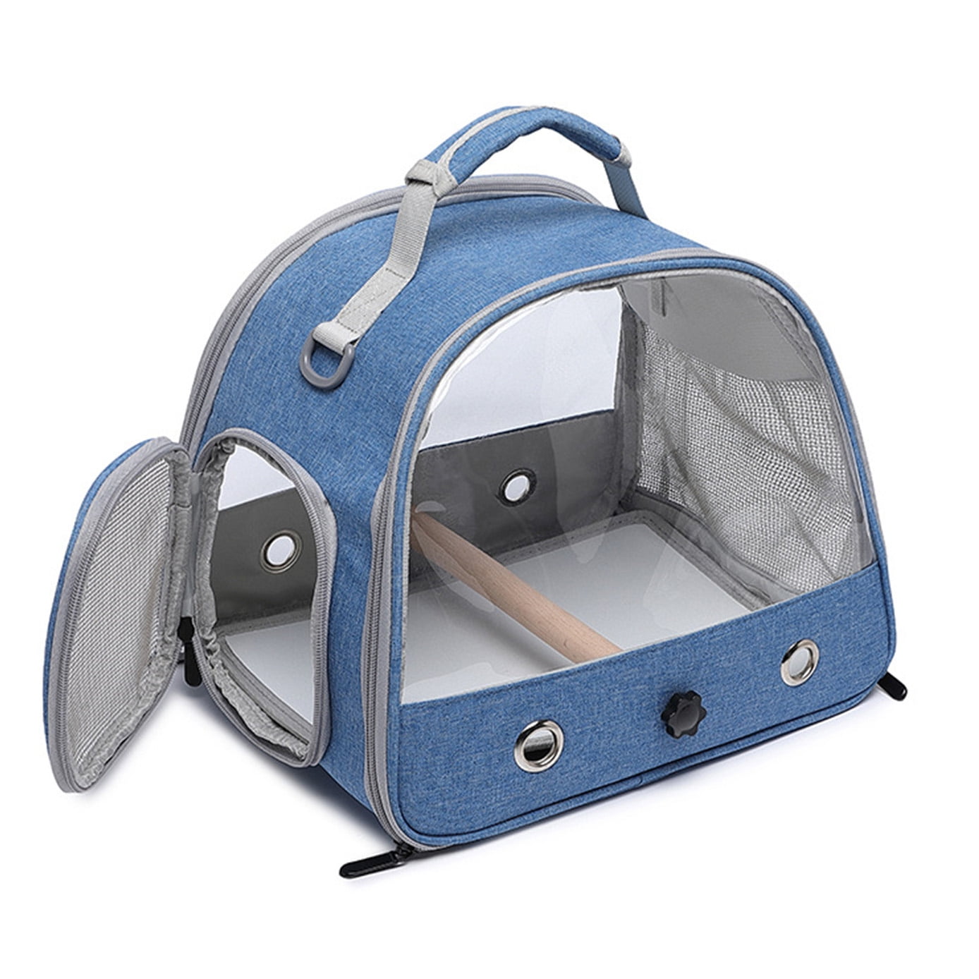 Parrot Carrier with Perch and Tray, Bird Travel Bag - Walmart.com