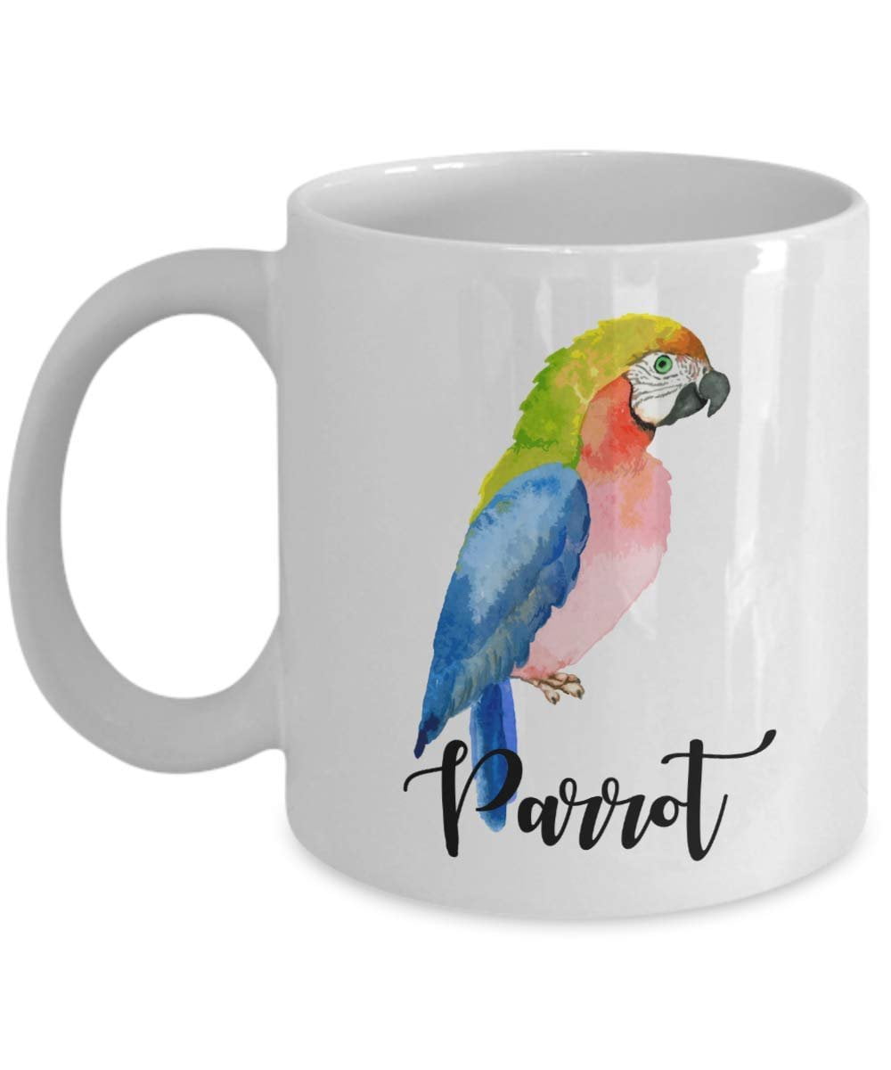 Parrot Ceramic Coffee & Tea Gift Mug, Décor, Stuff, Items & Accessories ...